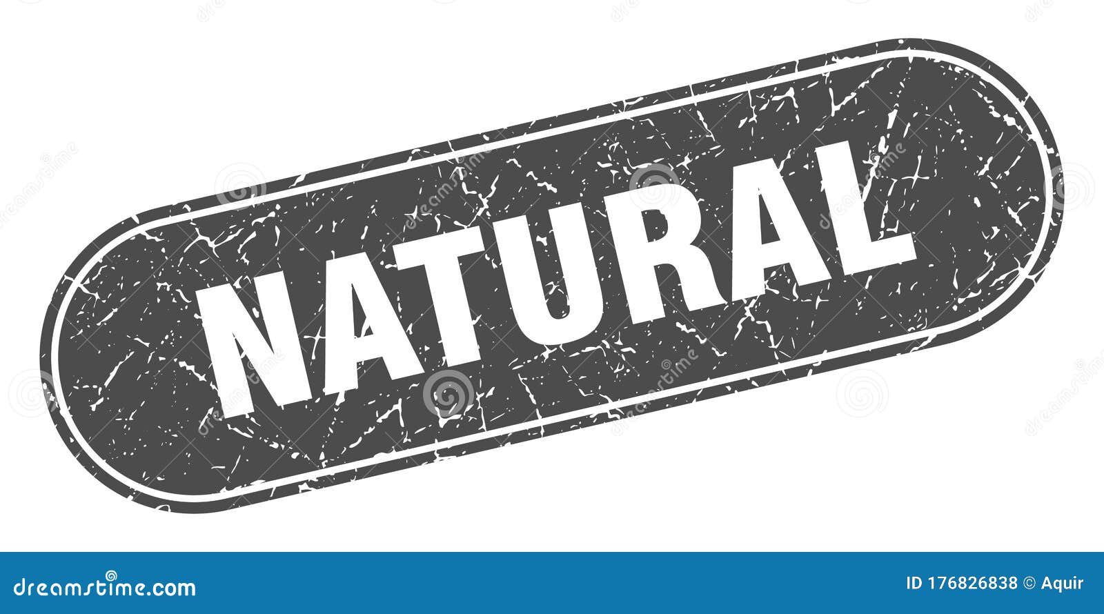 Natural Sign. Natural Grunge Stamp Stock Vector - Illustration of ...