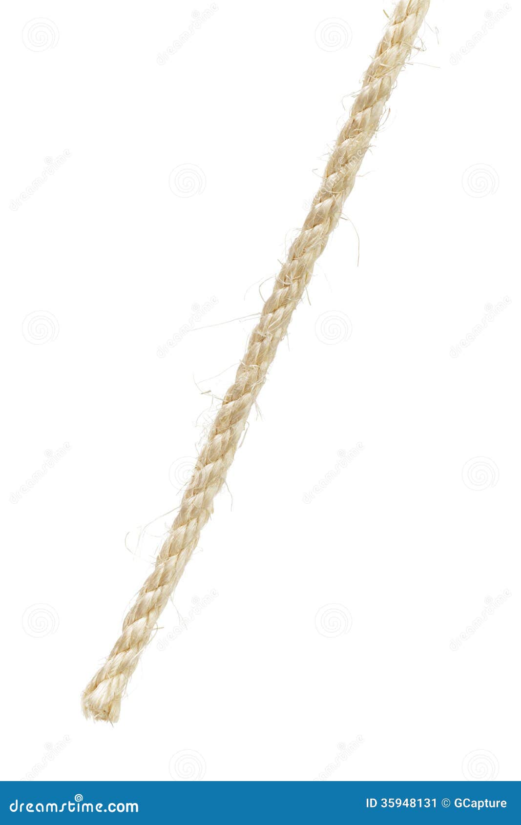 Natural sisal rope end stock image. Image of texture - 35948131