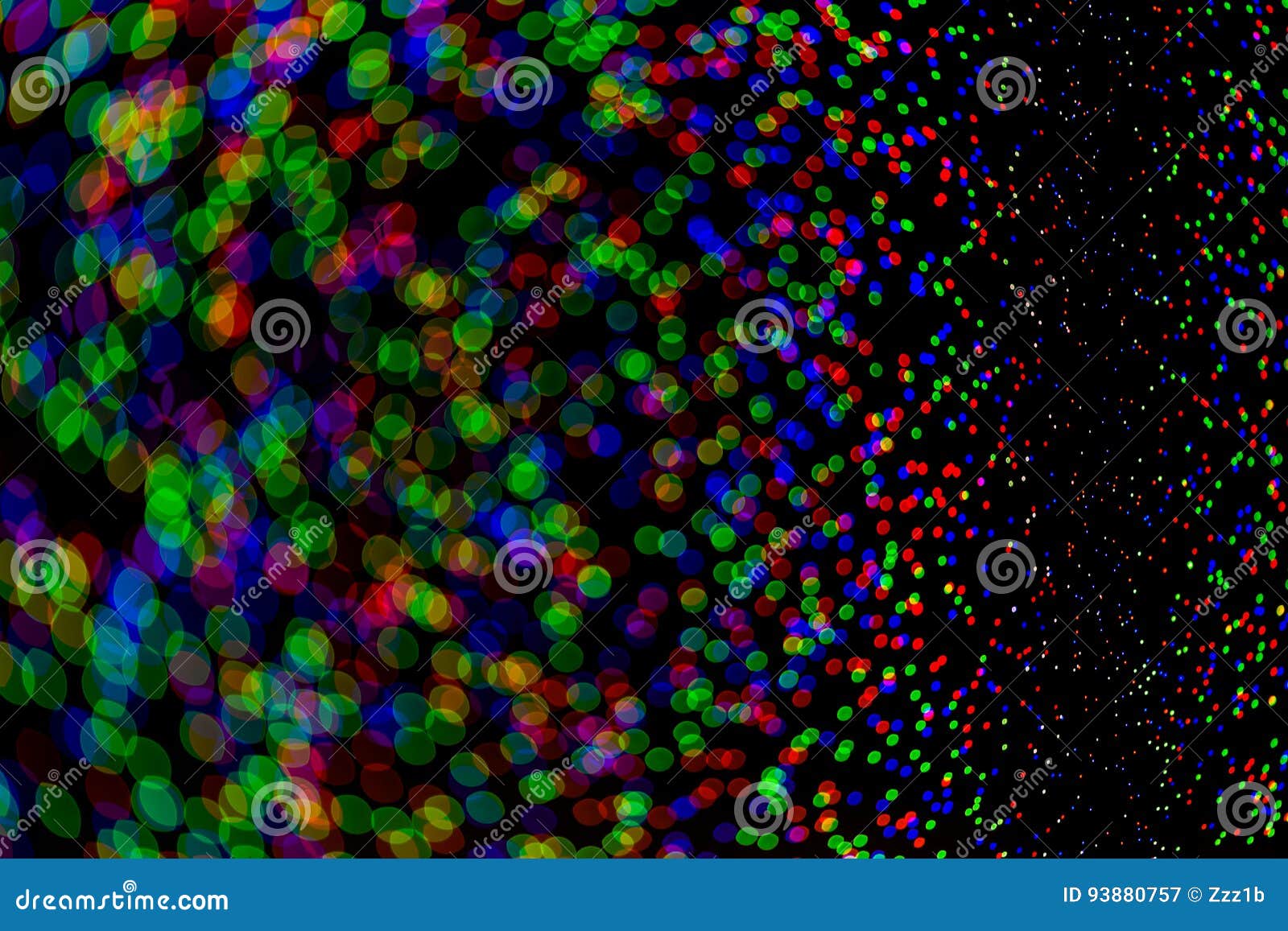 Natural Small Rgb Lens Blur on Dark Background Stock Image - Image of ...