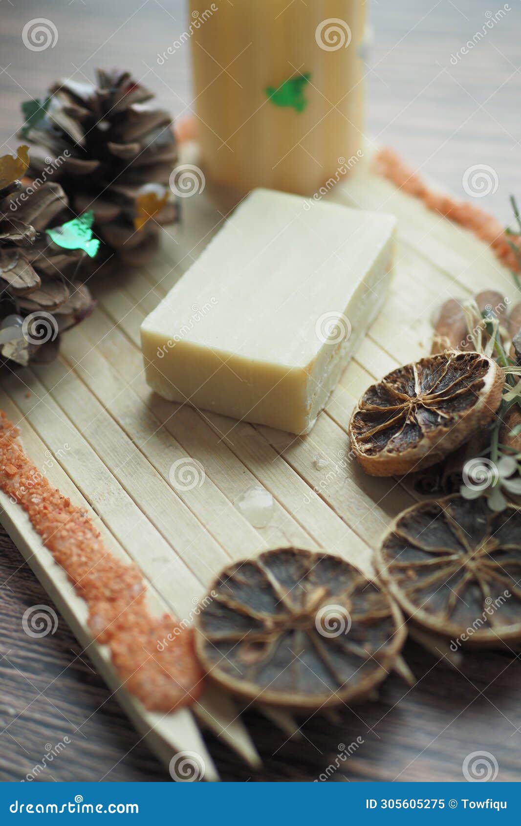 Natural soap bar on table stock image. Image of clean - 305605275