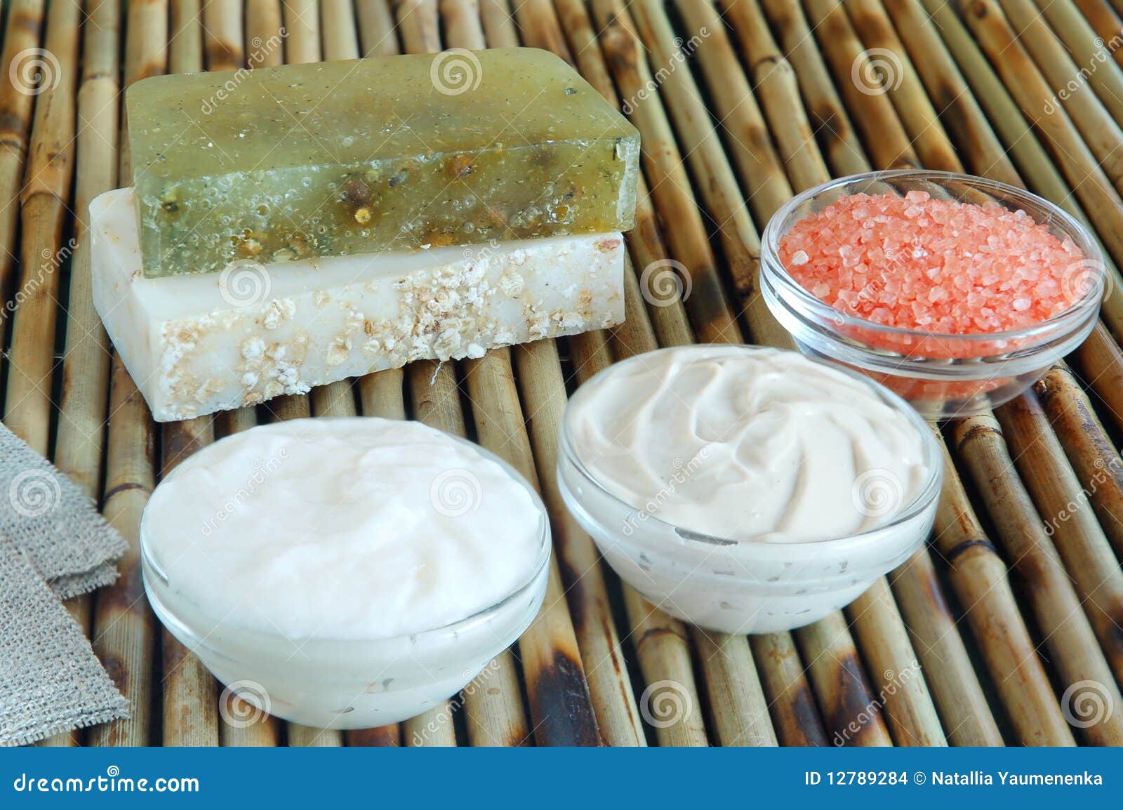 Natural soaps stock photo. Image of burlap, organic, natural - 12789284