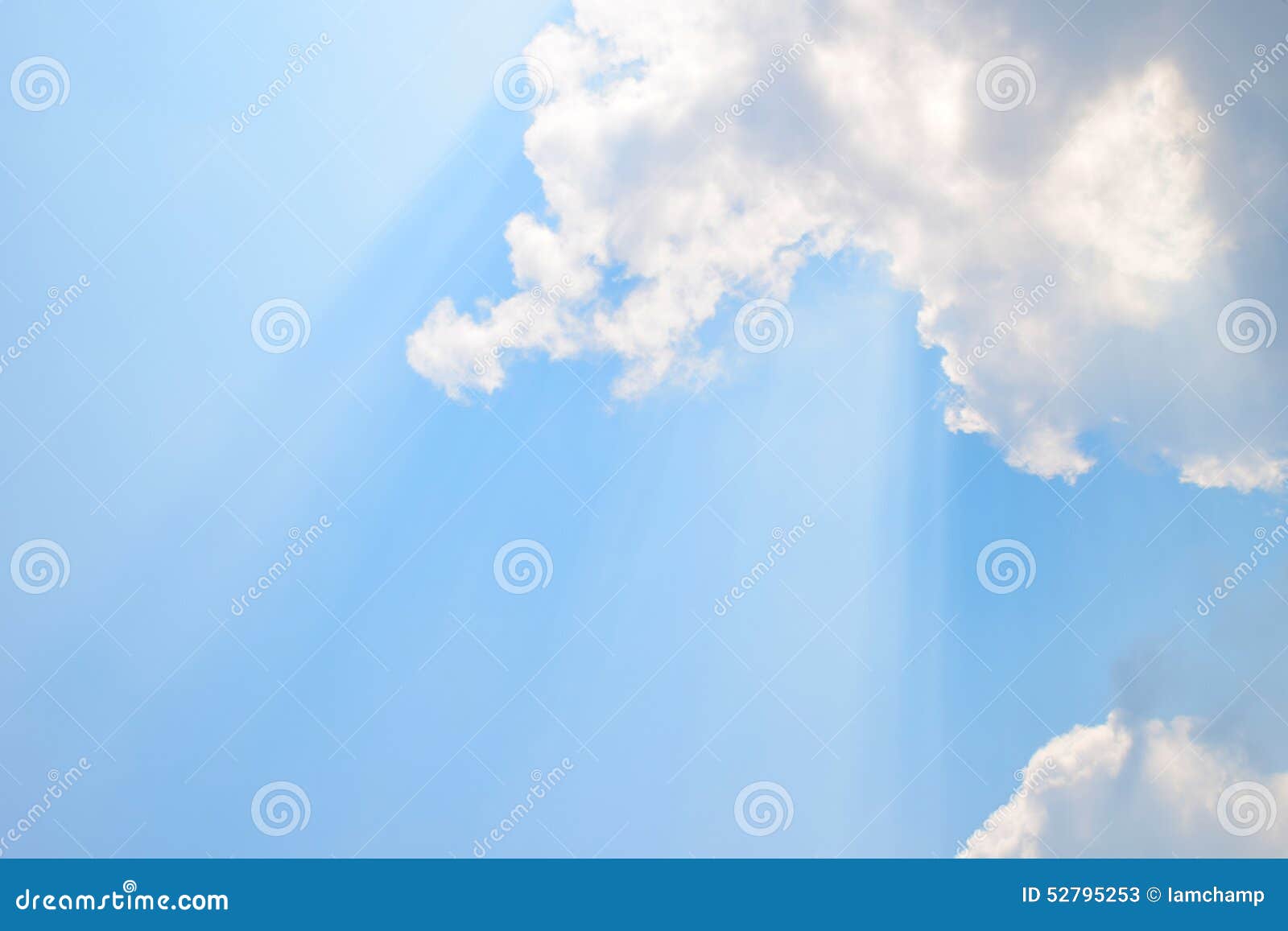 111 Natural Soft Clouds Pattern Sunshine Ray Blue Sky Background Stock ...