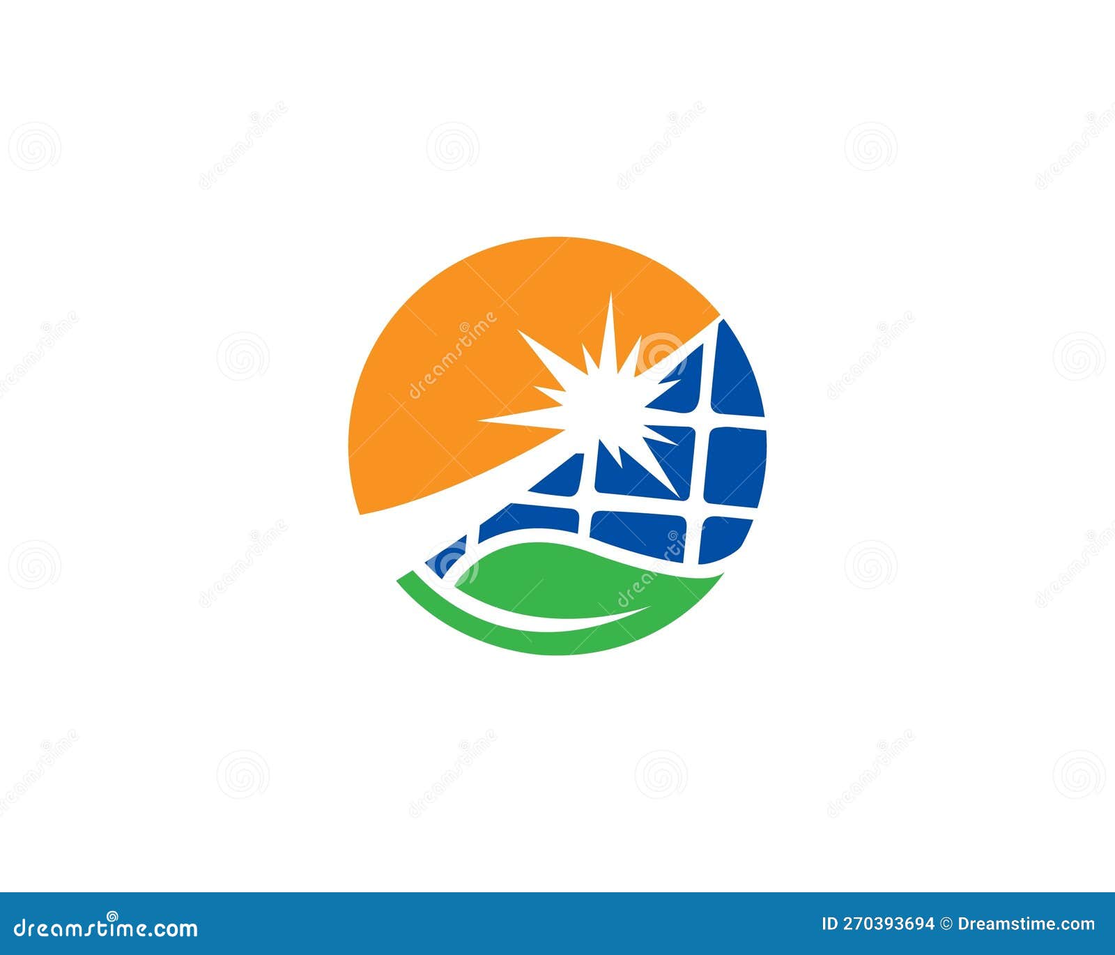 Natural Solar Panel Logo Design Stock Vector - Illustration of abstract ...