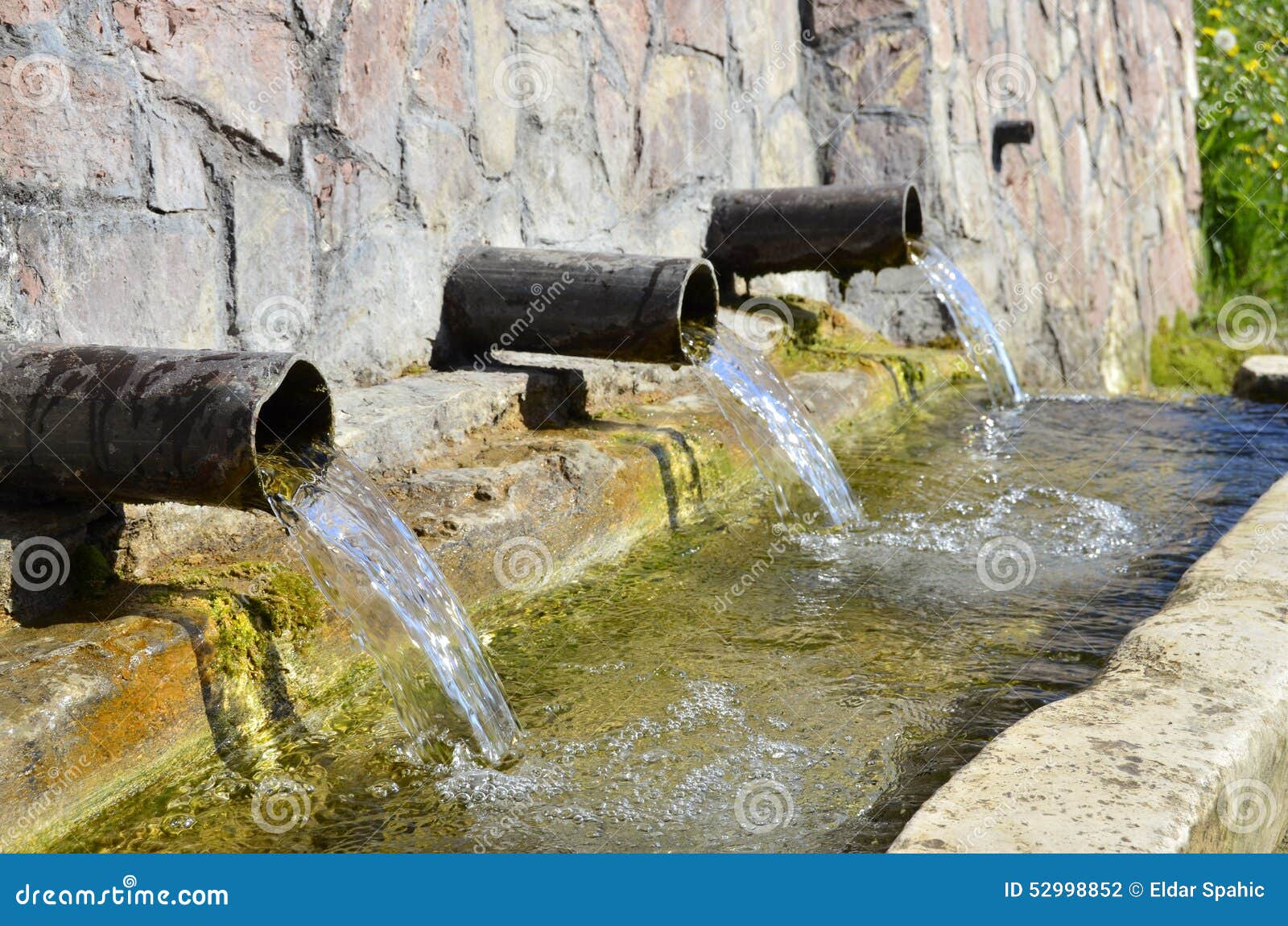 Natural spring water stock photo. Image of fresh, spring - 52998852