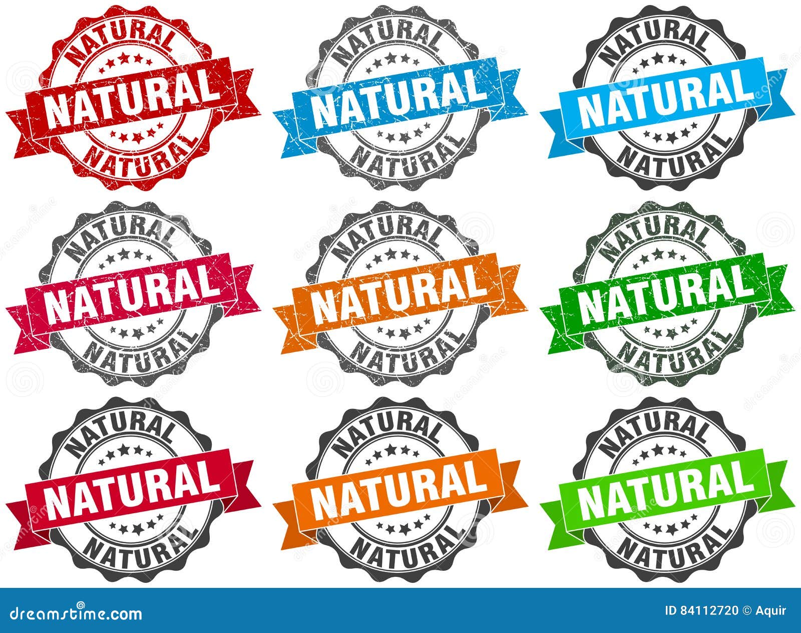 Natural stamp. sign. seal stock vector. Illustration of vector - 84112720