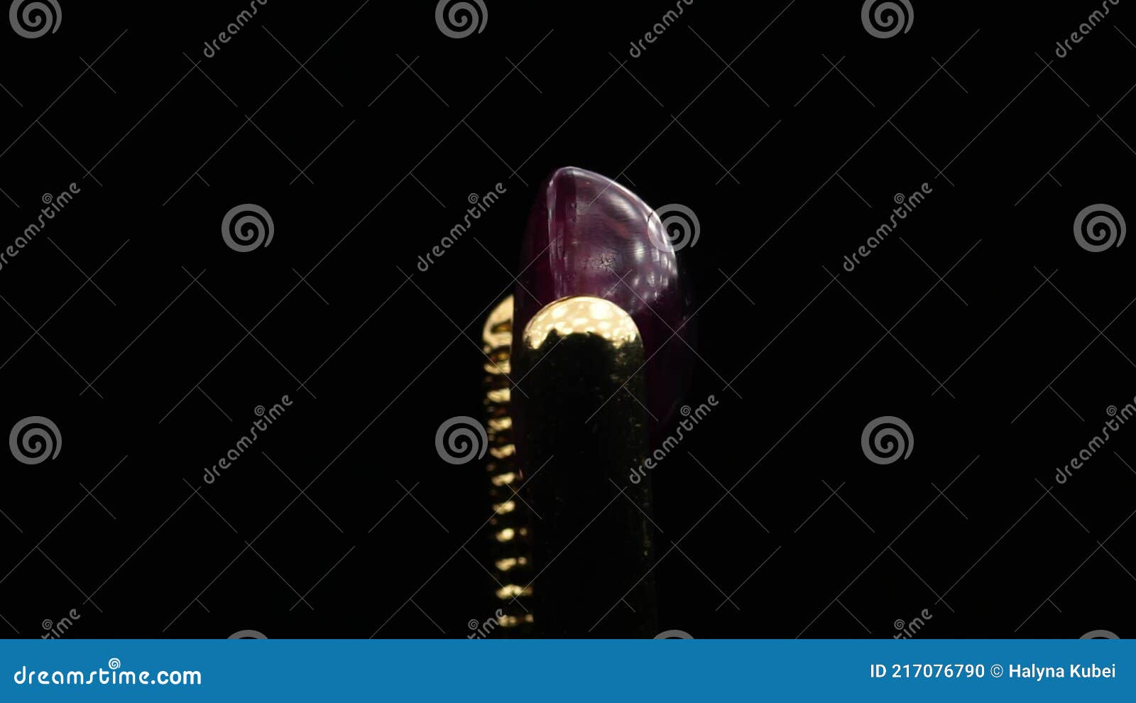 Natural Star Ruby Gemstone on the Turning Table Stock Footage - Video ...