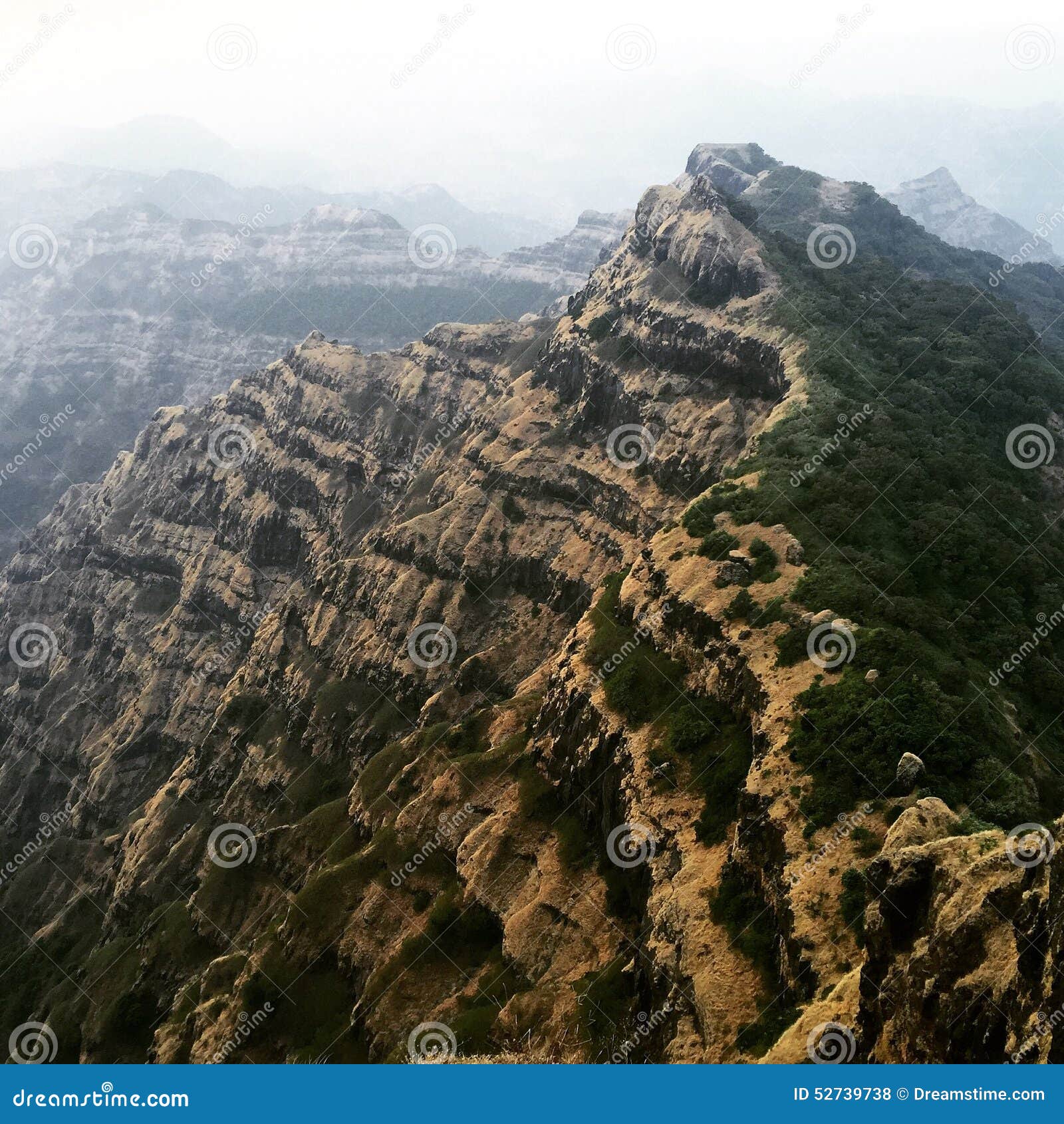 Natural Steps on a Mountain Stock Photo - Image of natural, india: 52739738