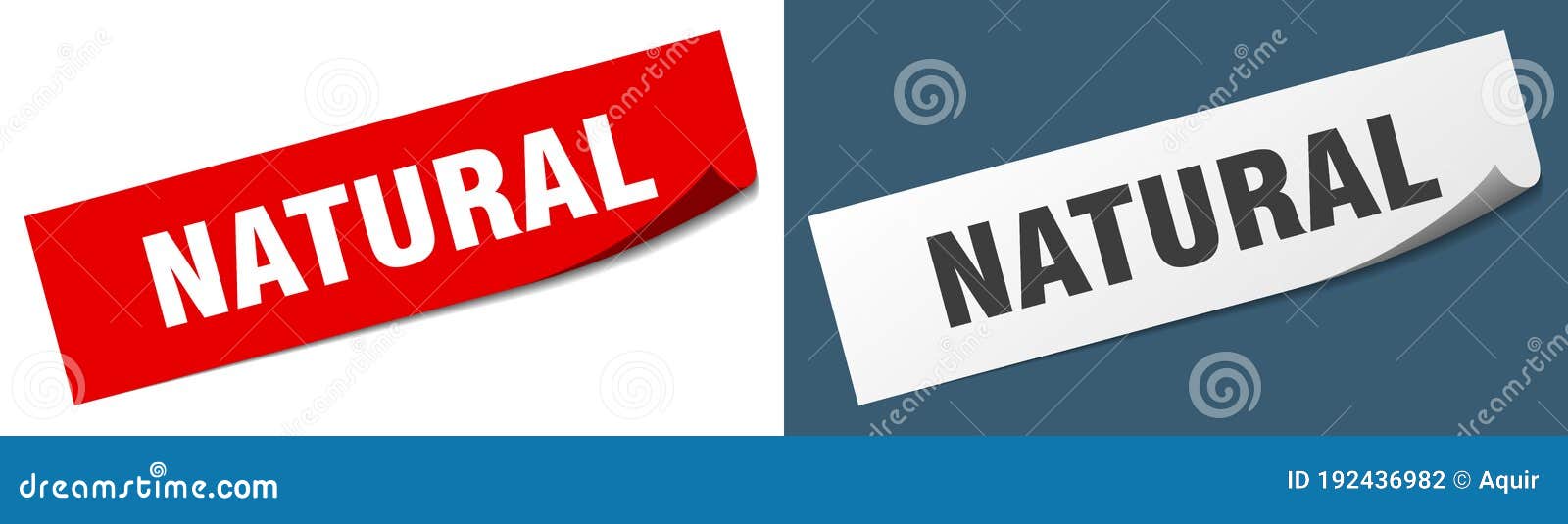 Natural Sticker. Natural Sign Set Stock Vector - Illustration of badge ...