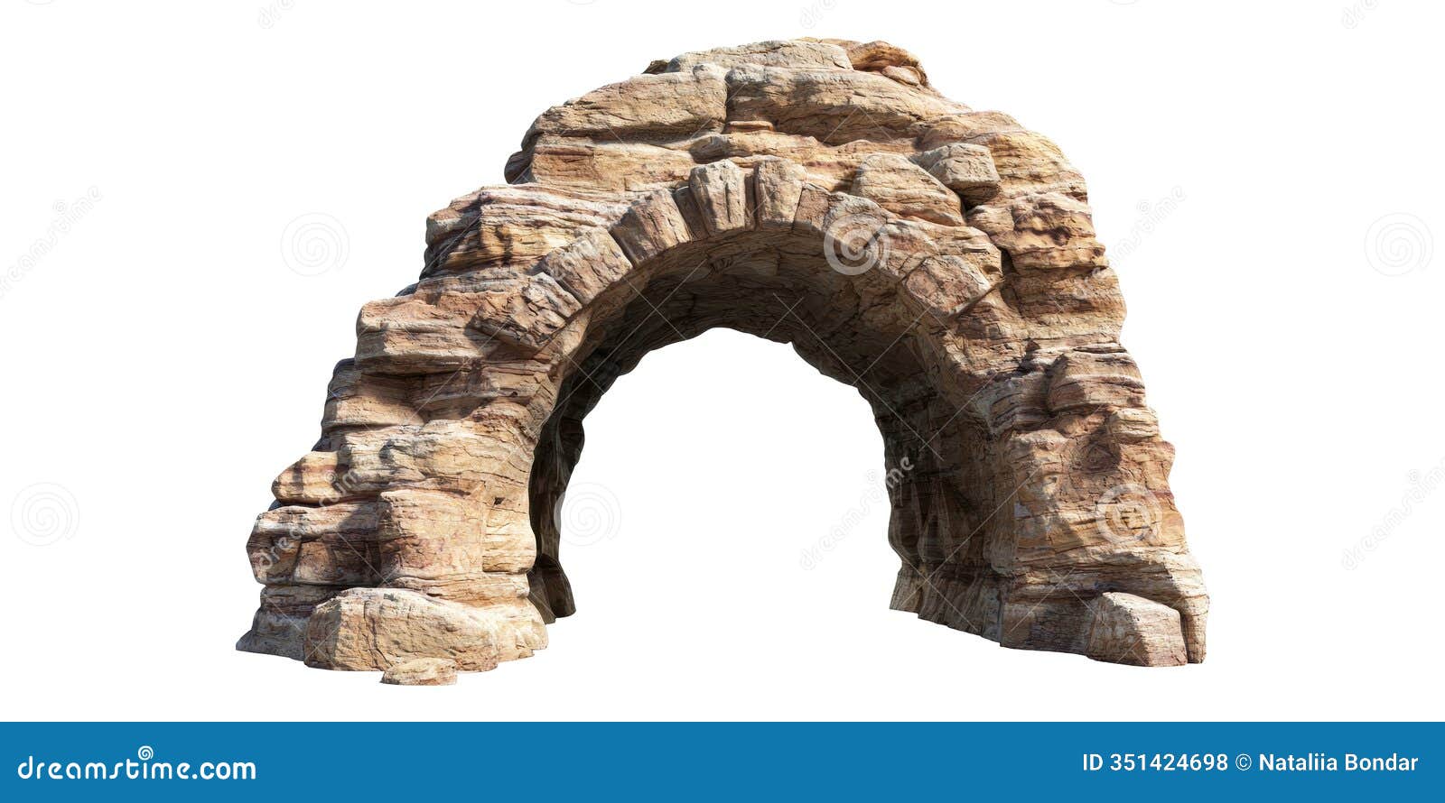 Natural Stone Arch Structure Isolated on Transparent Background Stock ...