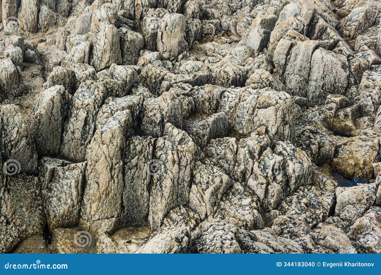 Natural Stone Background, the Remains of Lava Basalt Columns Form a ...