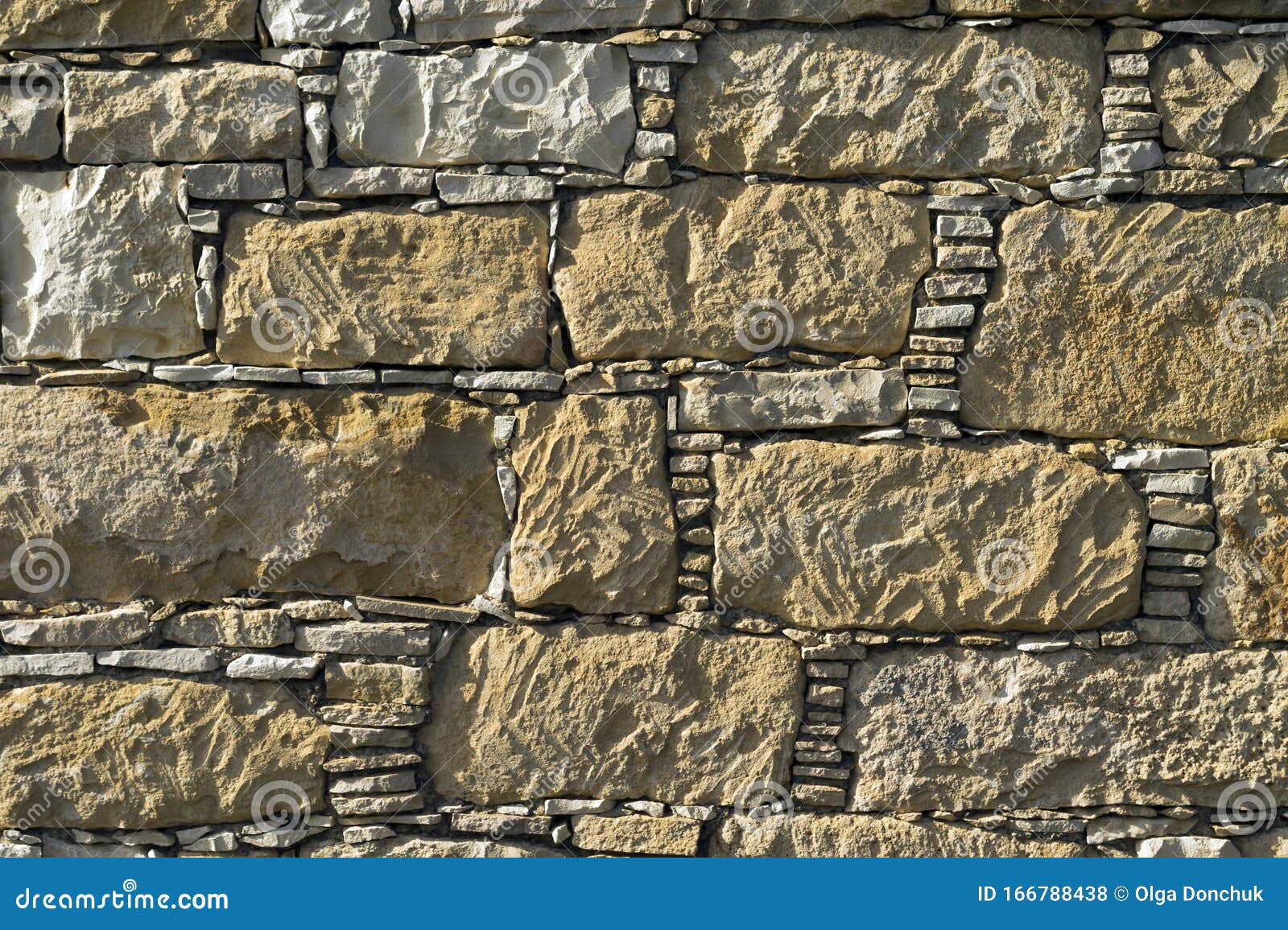 Natural Stone Brick Wall Texture Stock Photo - Image of beige, rough ...