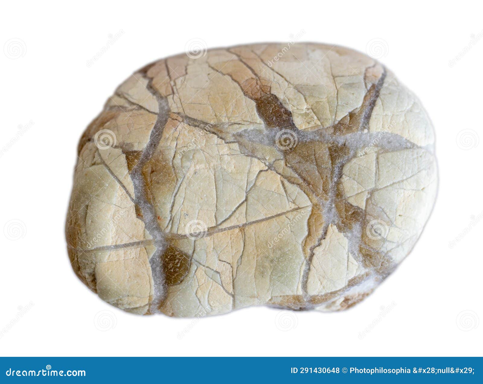 Natural Stone with Cross-shaped Veins. Macro Close-up Stock Photo ...