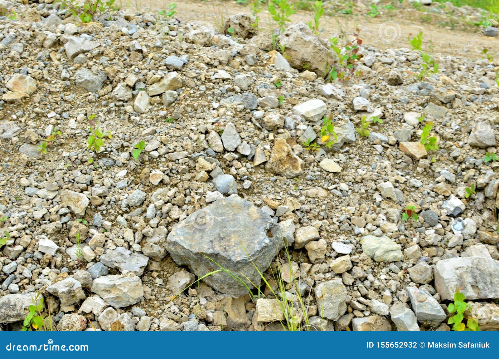 Natural Stone Dolomite in the Limestone Open-pit. Stock Photo - Image ...