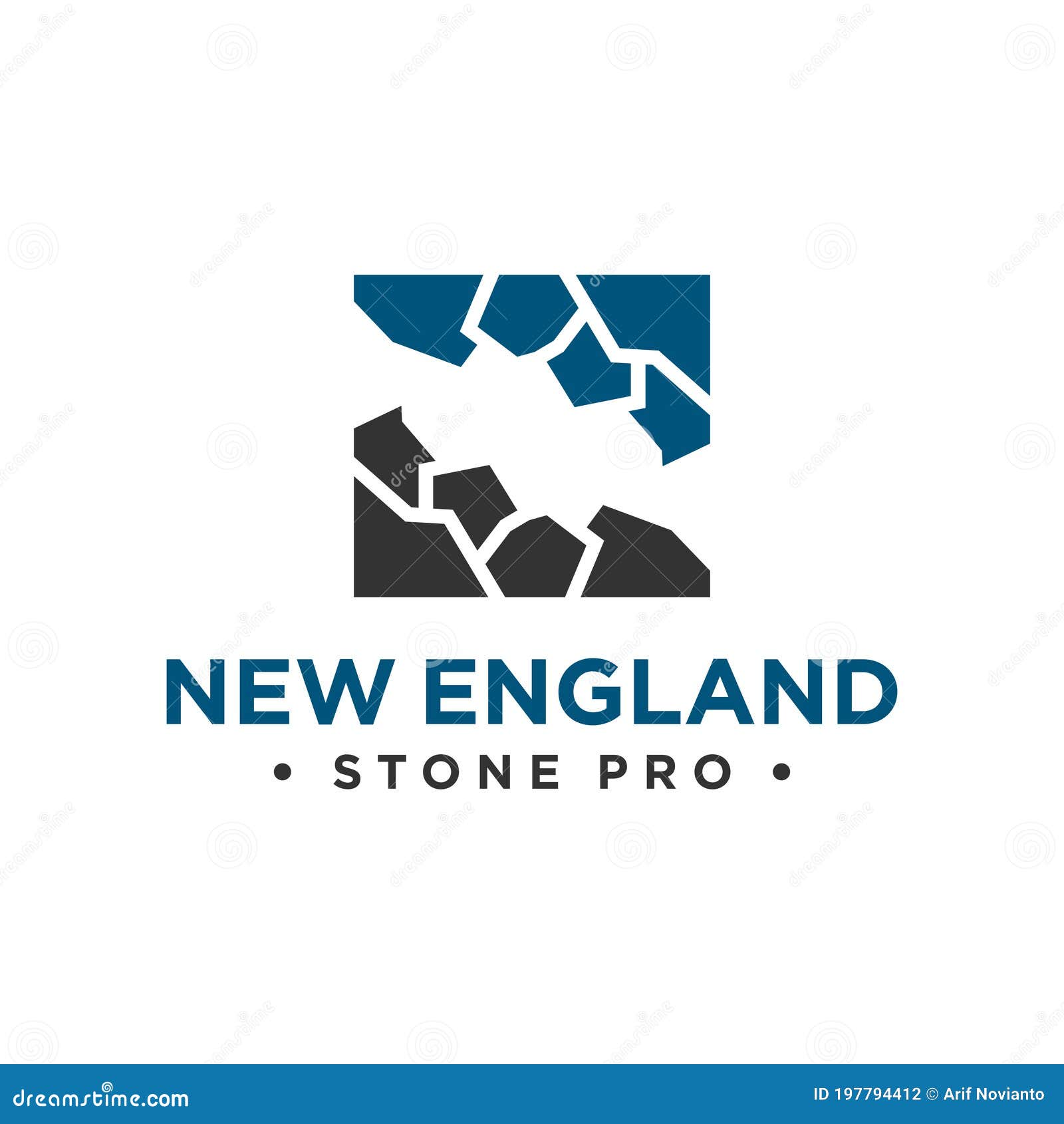 Natural Stone Industry Logo Stock Vector - Illustration of minimalist ...