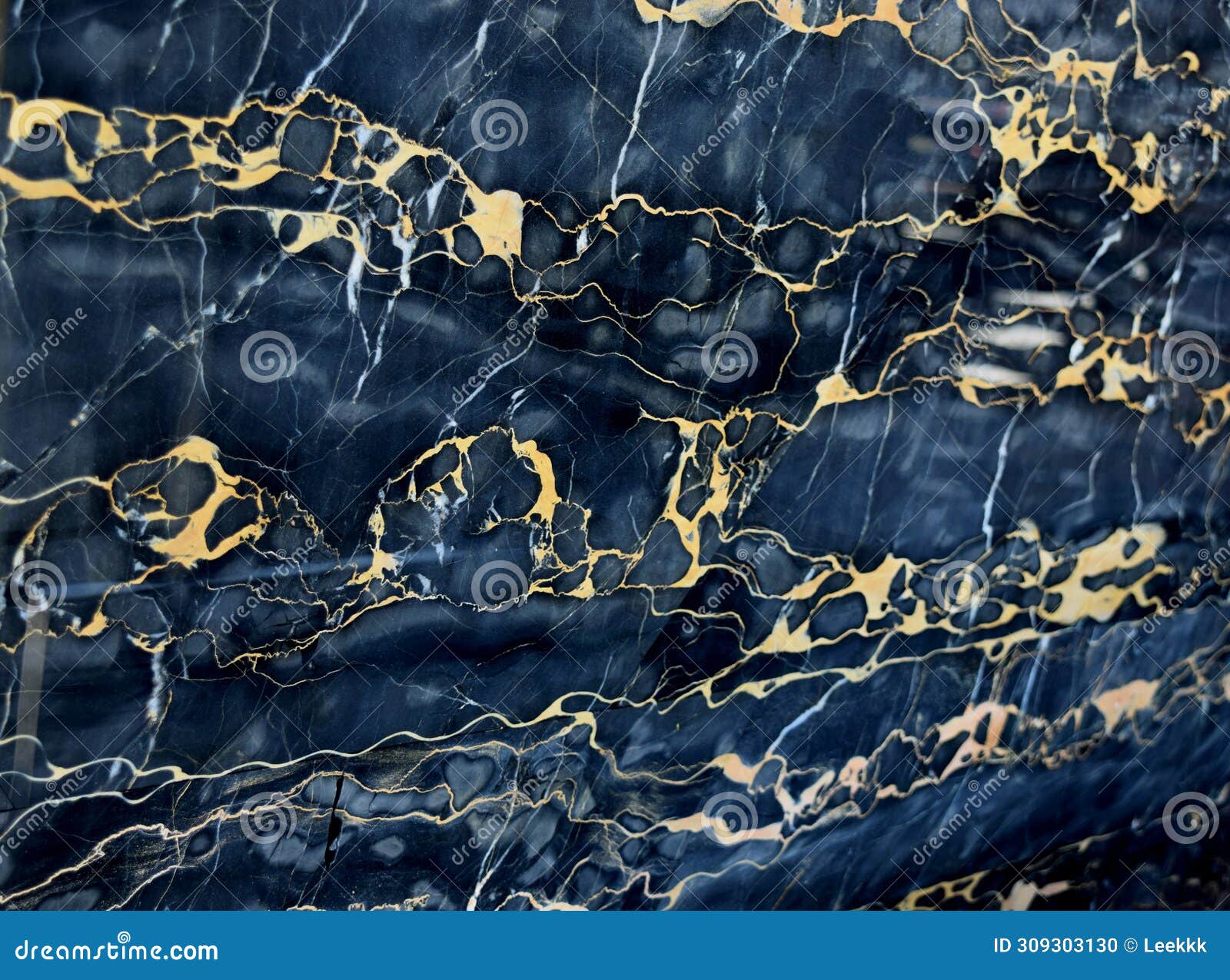 Portoro Extra Stone Plate Marble Background Grain Stock Photo - Image ...