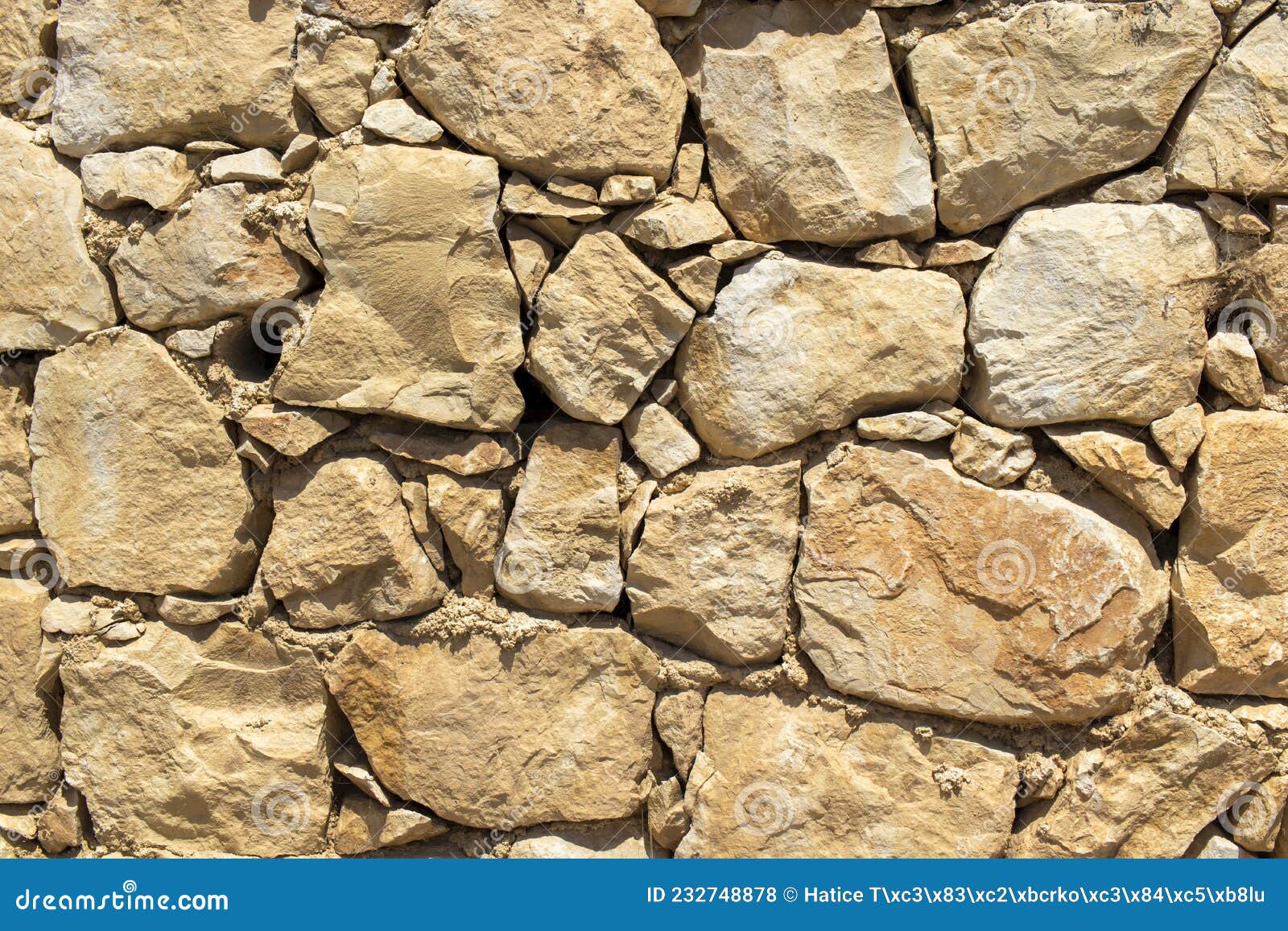 Natural Stone Masonry Wall Texture. Stock Photo - Image of construction ...