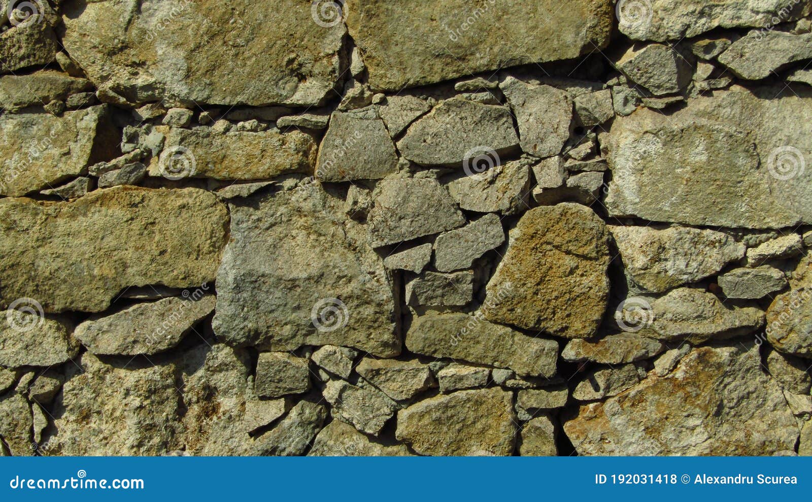 Natural Stone, Masonry Walls, Fences, Foundations Stock Photo - Image ...