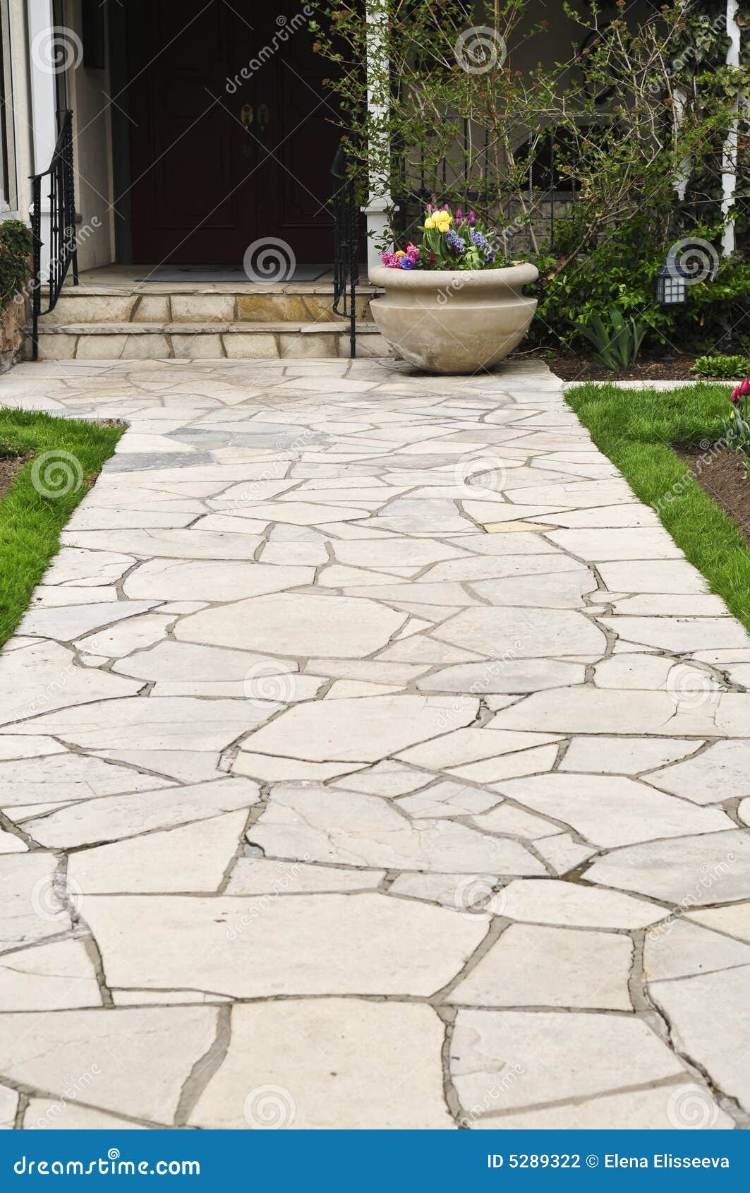 Natural stone path stock photo. Image of element, pathway - 5289322