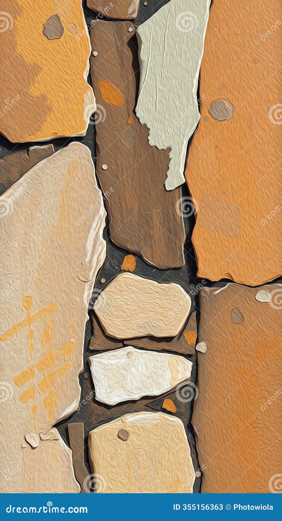 Natural Stone Pattern. Oil Painting. Pattern for Covers, for Printing ...