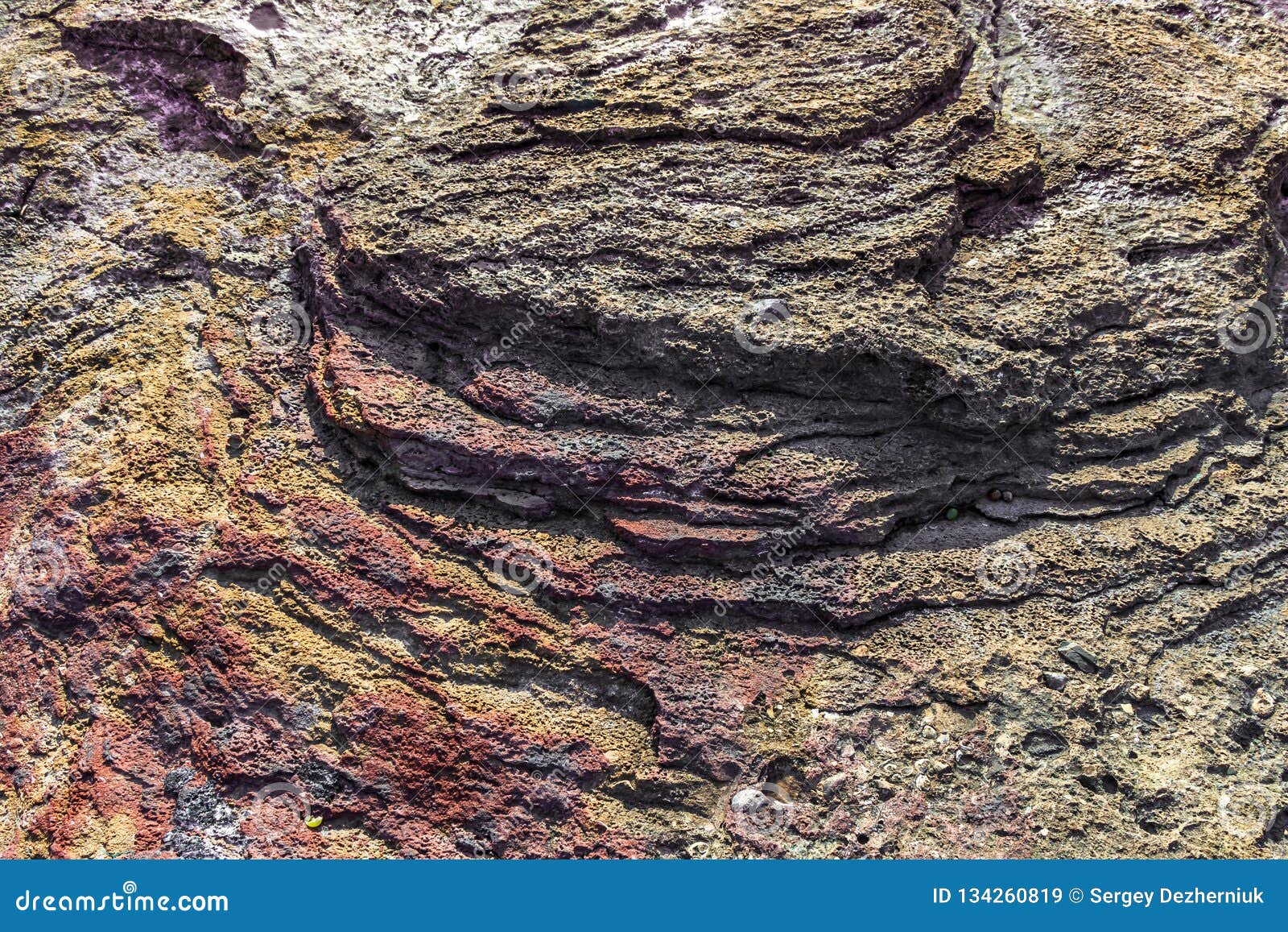 Natural Stone, Rock Surface, Volcanic Origin Stock Image - Image of ...