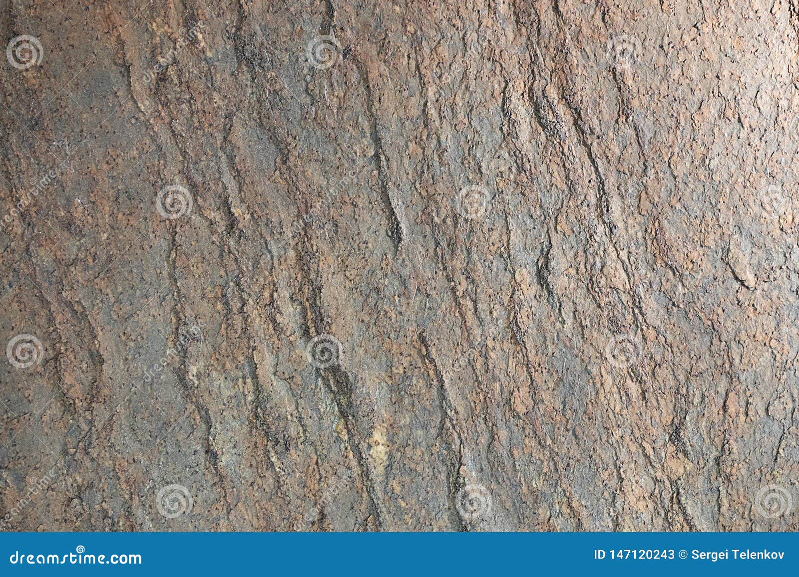 Natural Stone, Rusty Texture Embossed. the Wall is Made of Stone, the ...