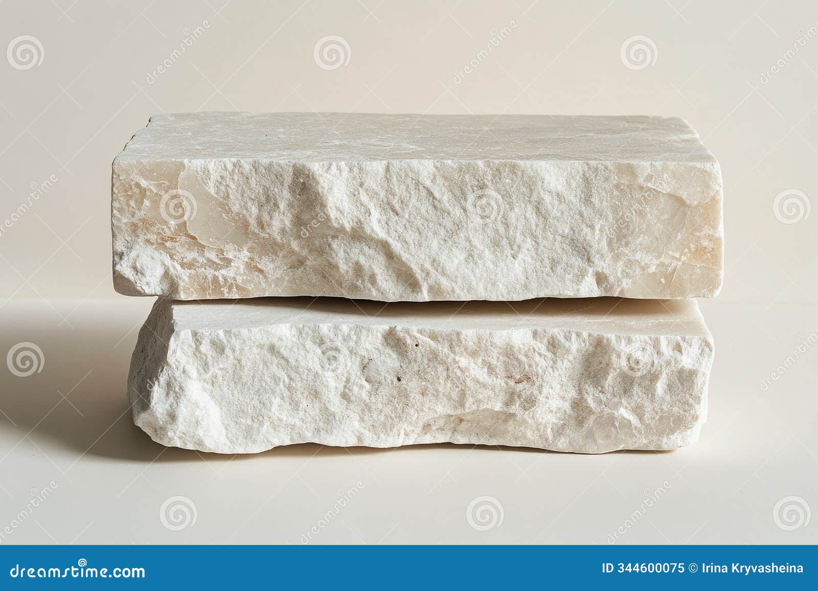Natural Stone Slabs Display Unique Textures in a Minimalist Setting on ...