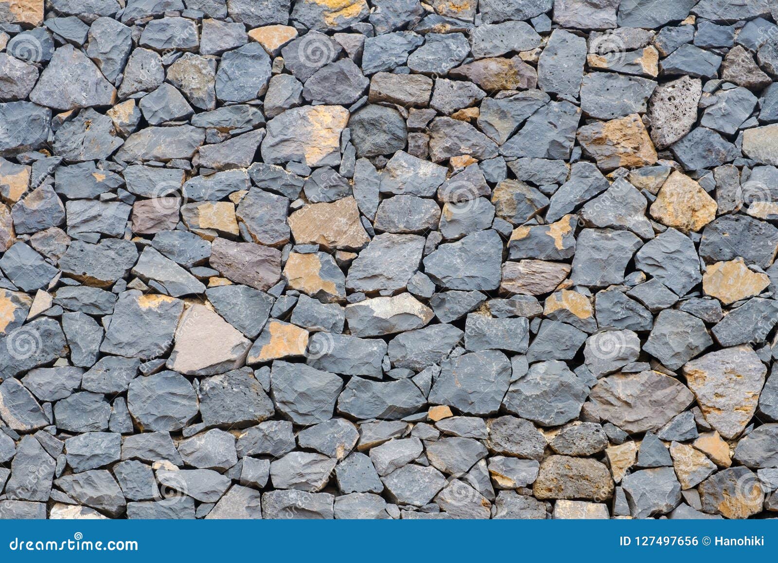 Natural Stone Wall Background. Texture of a Stone Wall Stock Photo ...