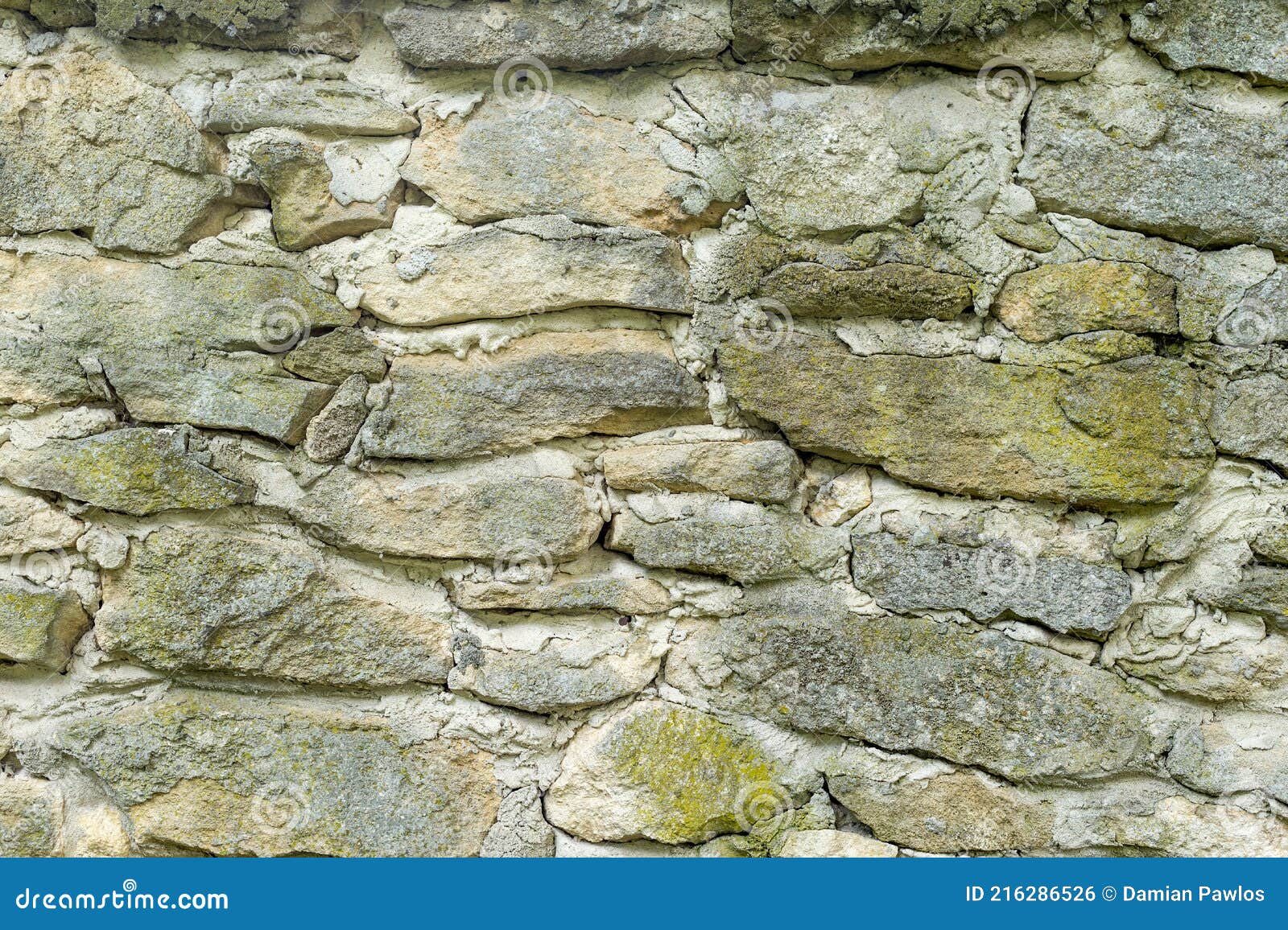 The Natural Stone Wall with Cement Joints As Desktop Background Stock ...
