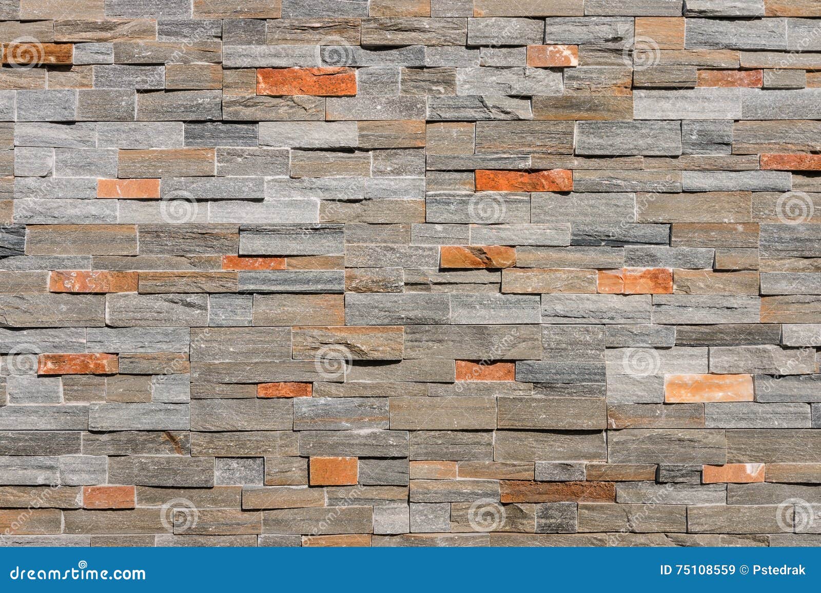 Stone Cladding Rock Panels Front Yard Design Stock Photography ...