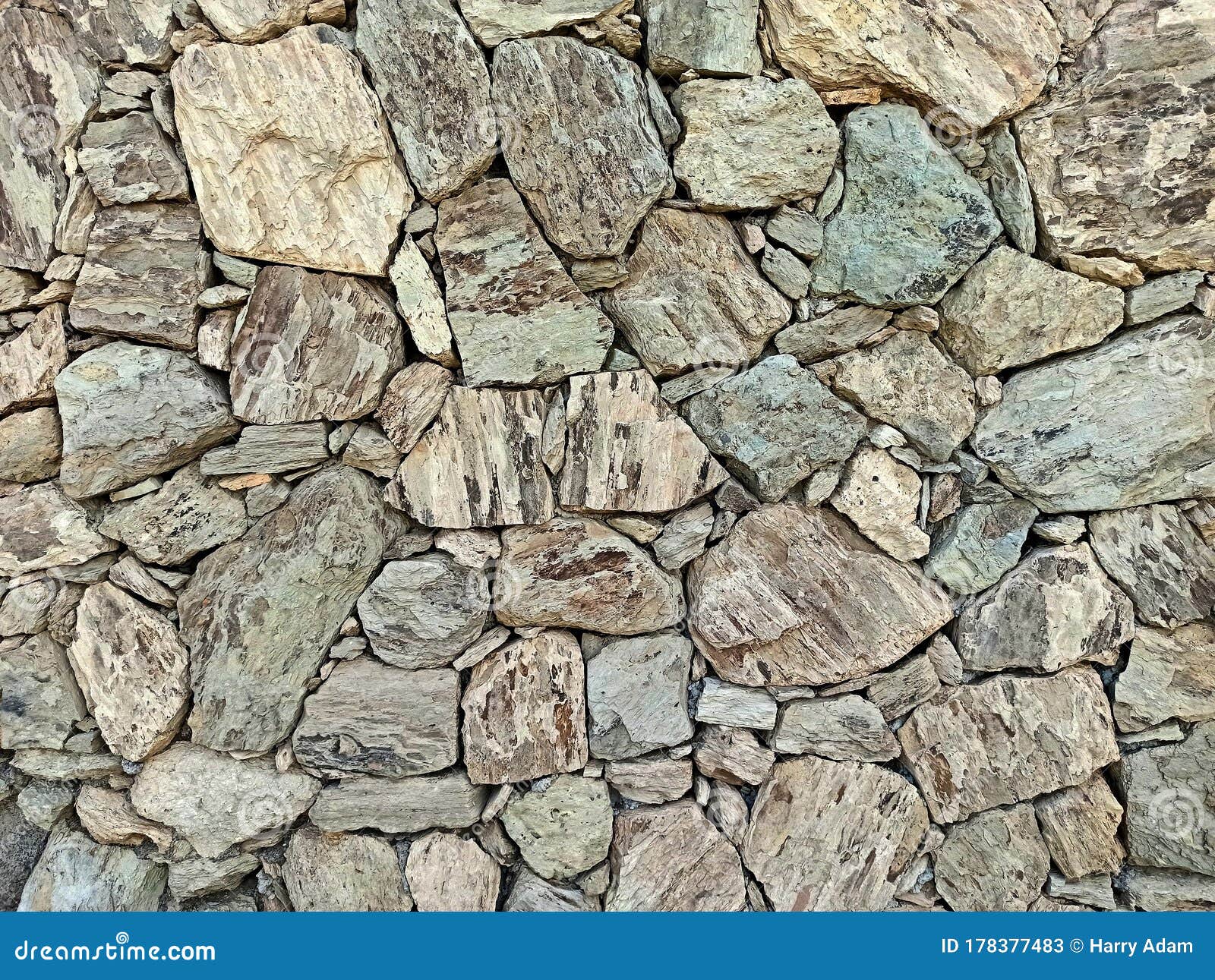 Natural Stone Wall, Copy Space - Structures As Background Stock Image ...