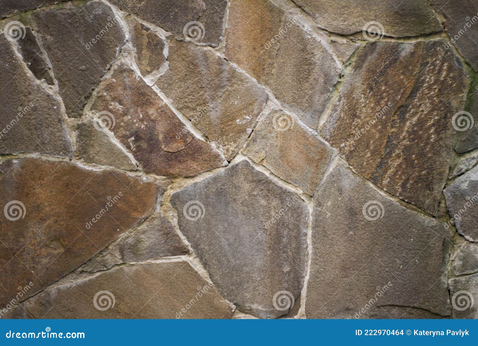 A Natural Stone. Wall, Foundation. Masonry. Large Stone Stock Photo ...