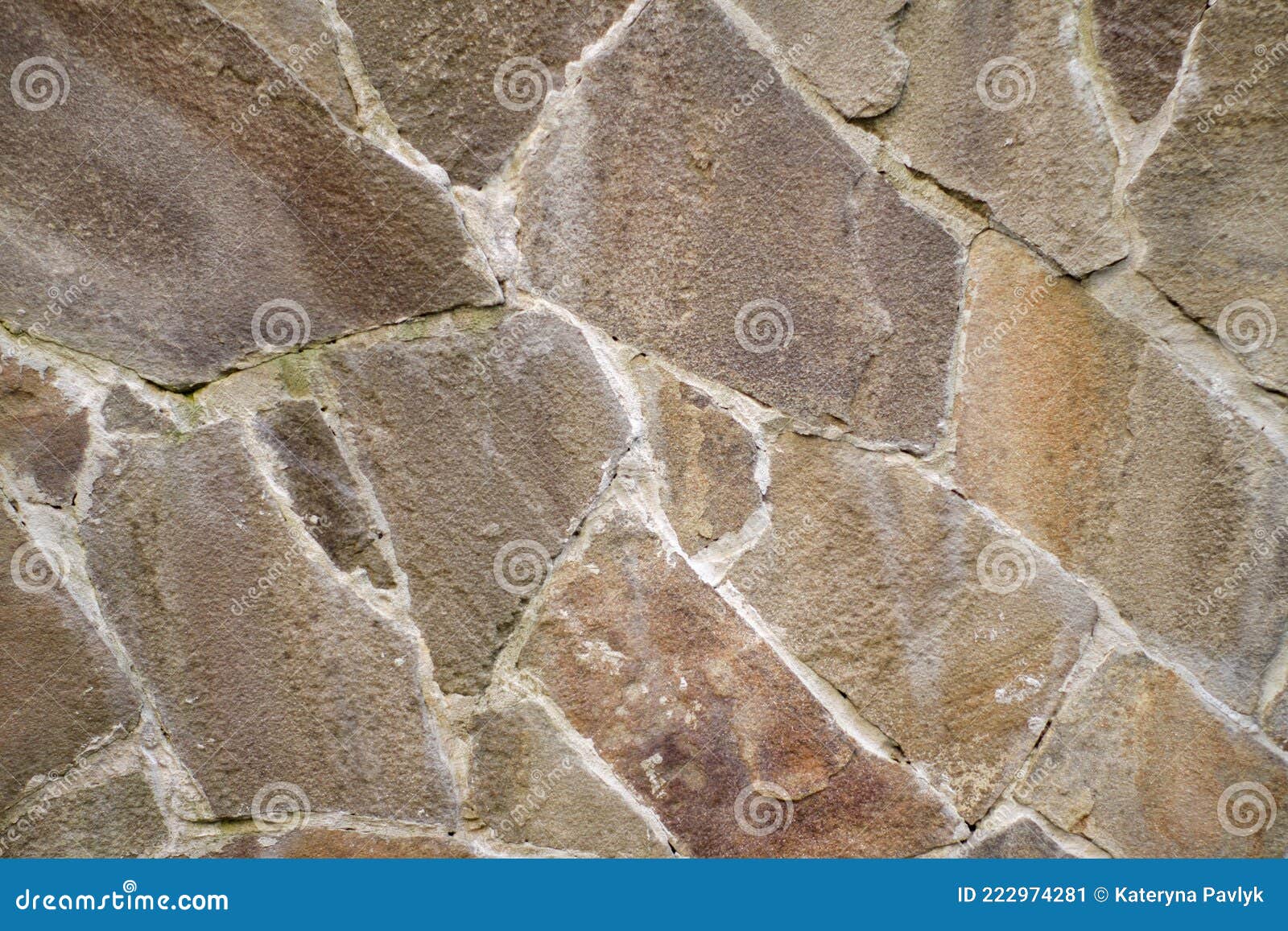 A Natural Stone. Wall, Foundation. Masonry. Large Stone Stock Image ...