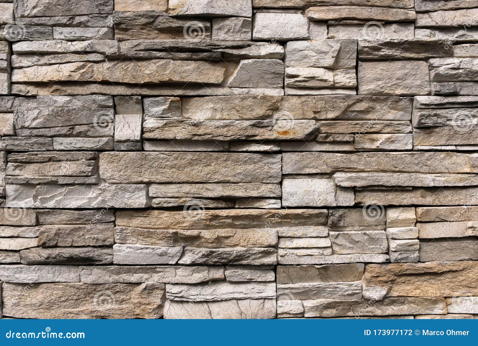 Natural stone wall texture stock photo. Image of concrete - 173977172