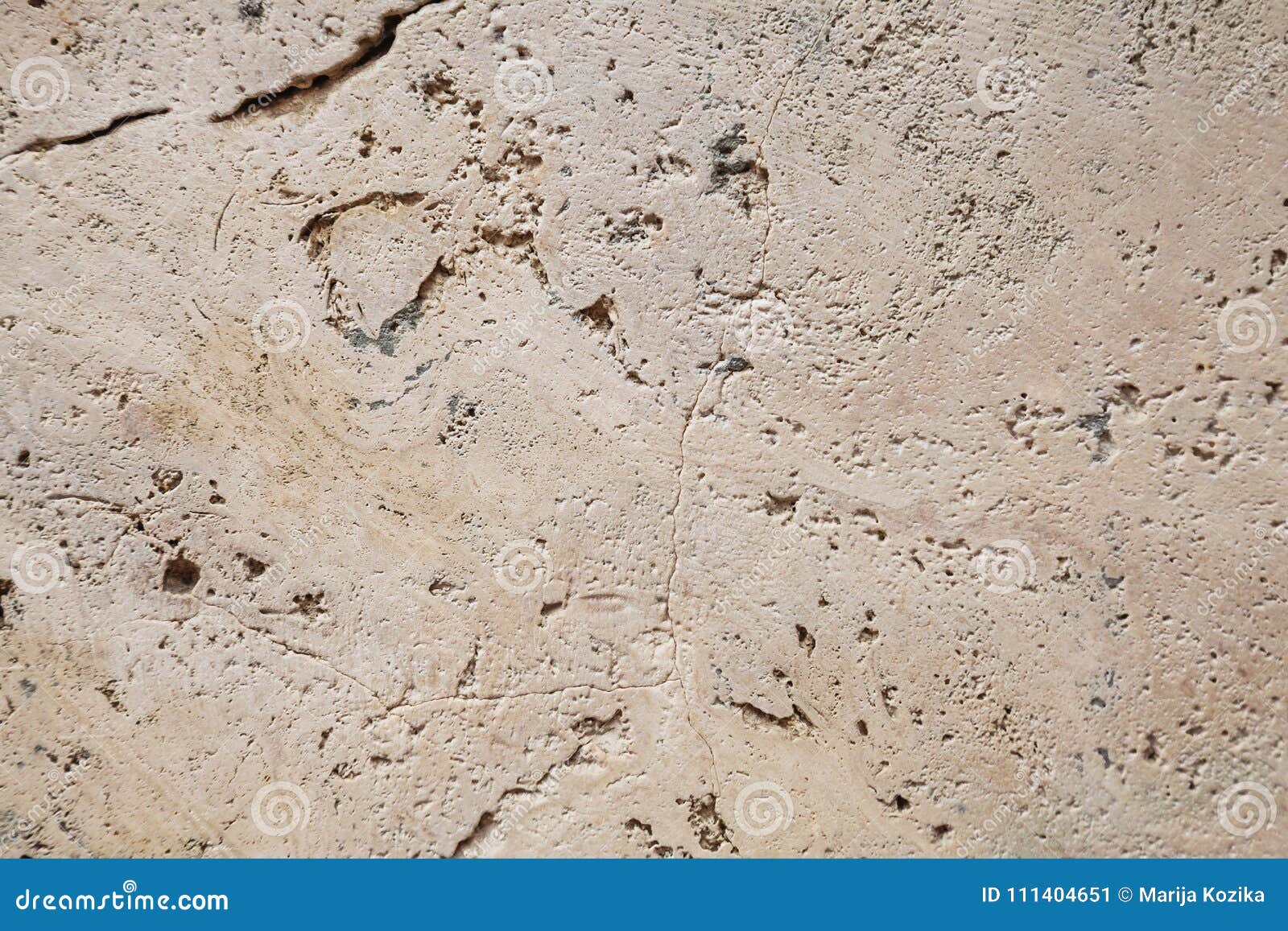 Natural Stone Wall Texture with Little Caverns Stock Image - Image of ...