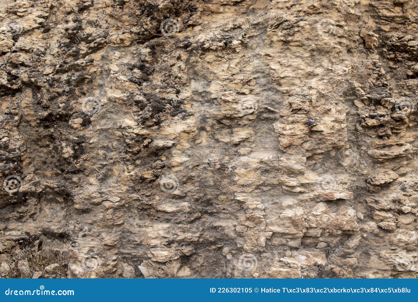 Natural Stone Wall Texture. Stock Image - Image of nature, detail ...