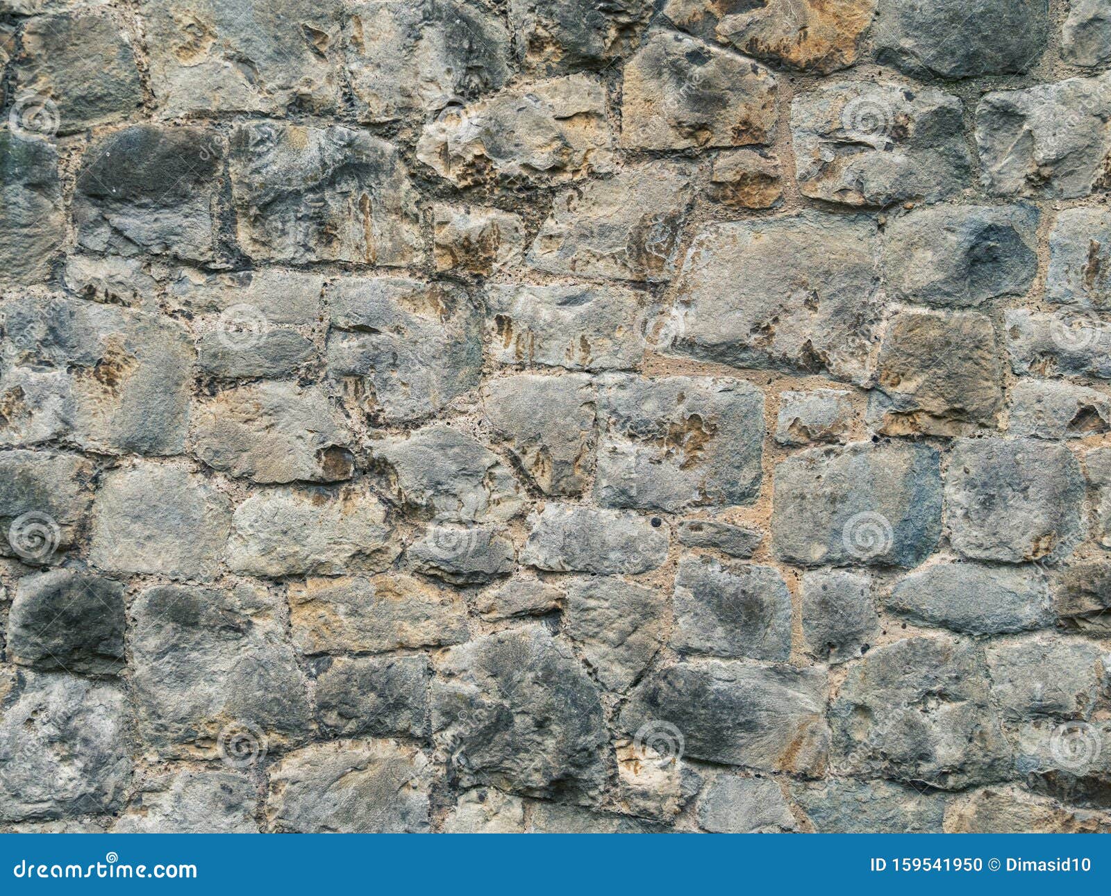 Natural Stone Wall Texture. Old Stone Wall. Stock Photo - Image of grey ...