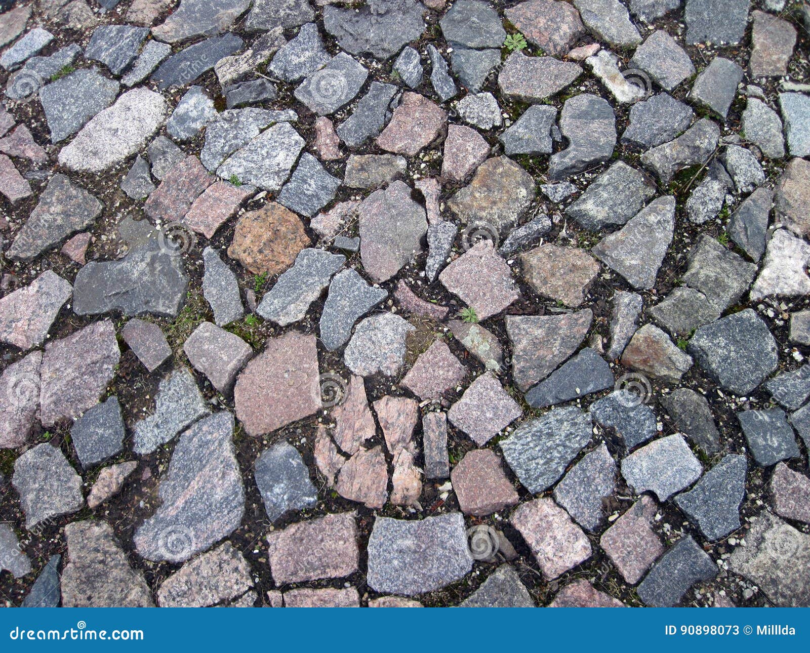 Natural stones pavement stock image. Image of pavement - 90898073