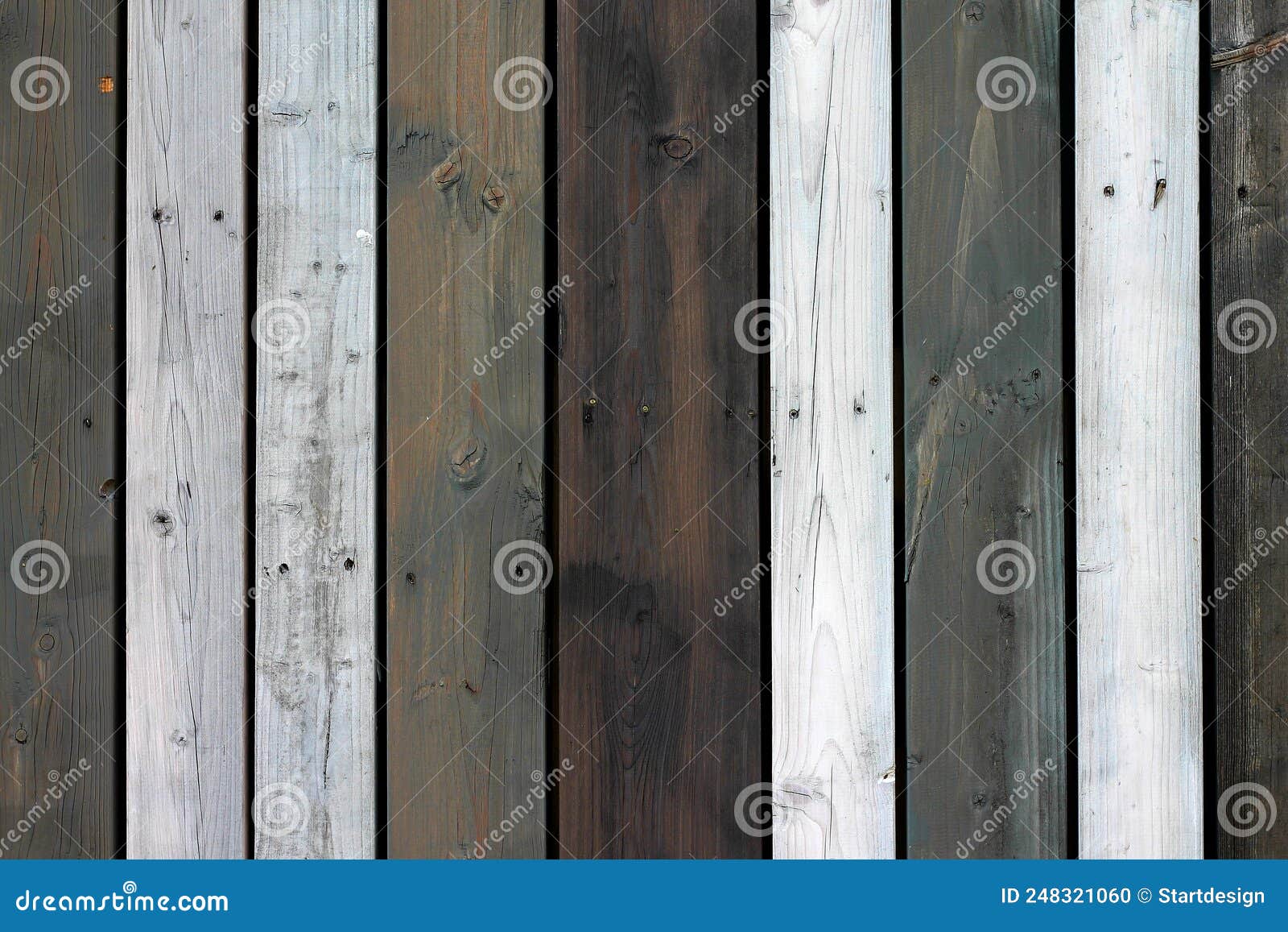 Natural Striped Wooden Planks Close-up. Stock Photo - Image of board ...