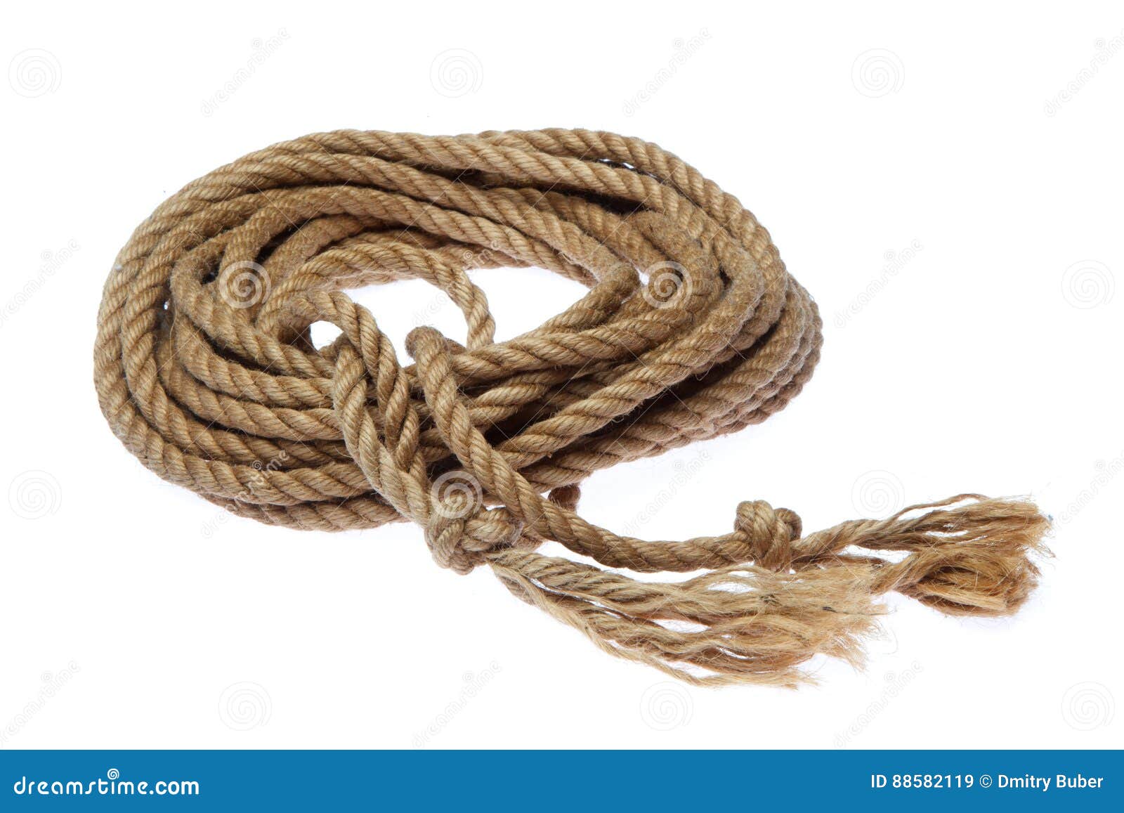 Natural strong rope stock image. Image of strong, twisted - 88582119