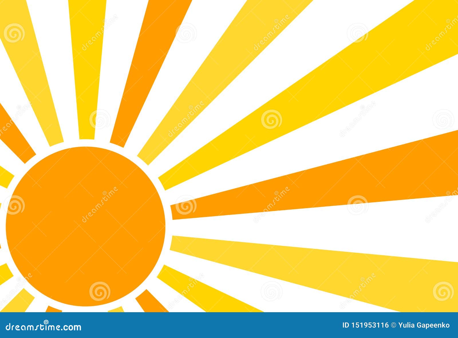 Natural Sunny Background Vector Illustration Stock Vector ...