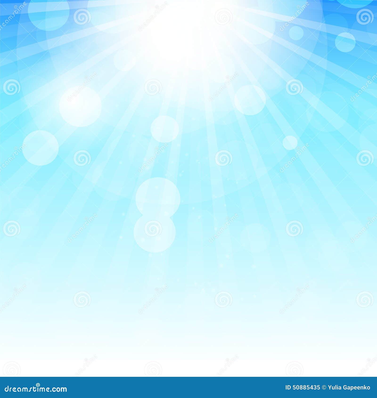 Natural Sunny Background Vector Illustration Stock Vector ...