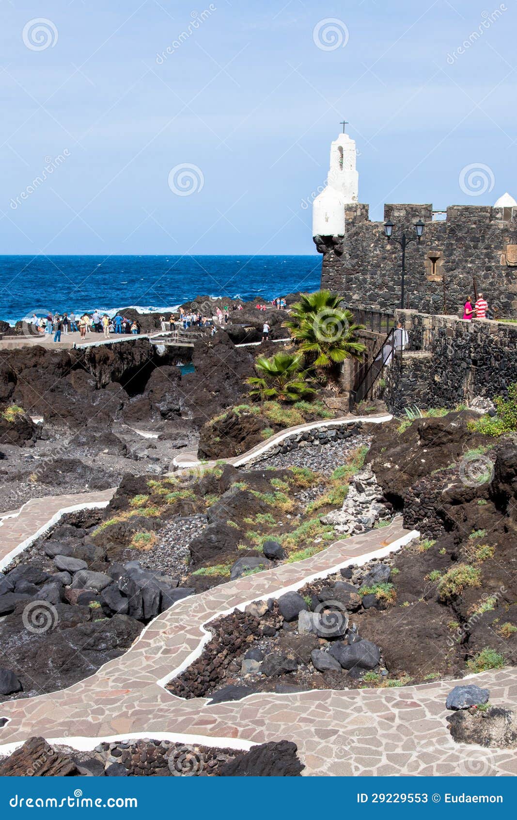 Natural Swimming Pools in Garachico Editorial Stock Photo - Image of ...