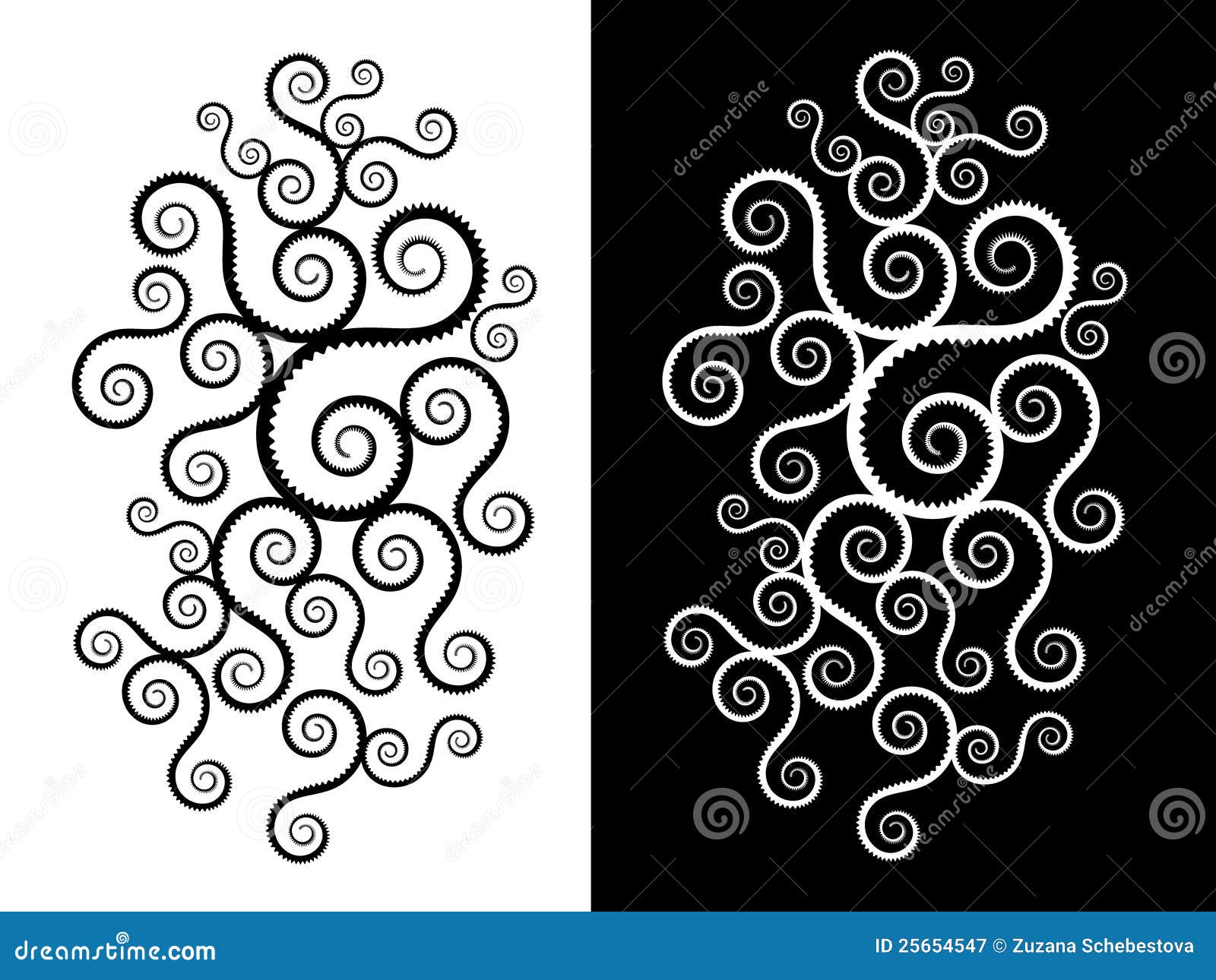 Natural Swirly Texture Design Stock Illustration - Illustration of ...