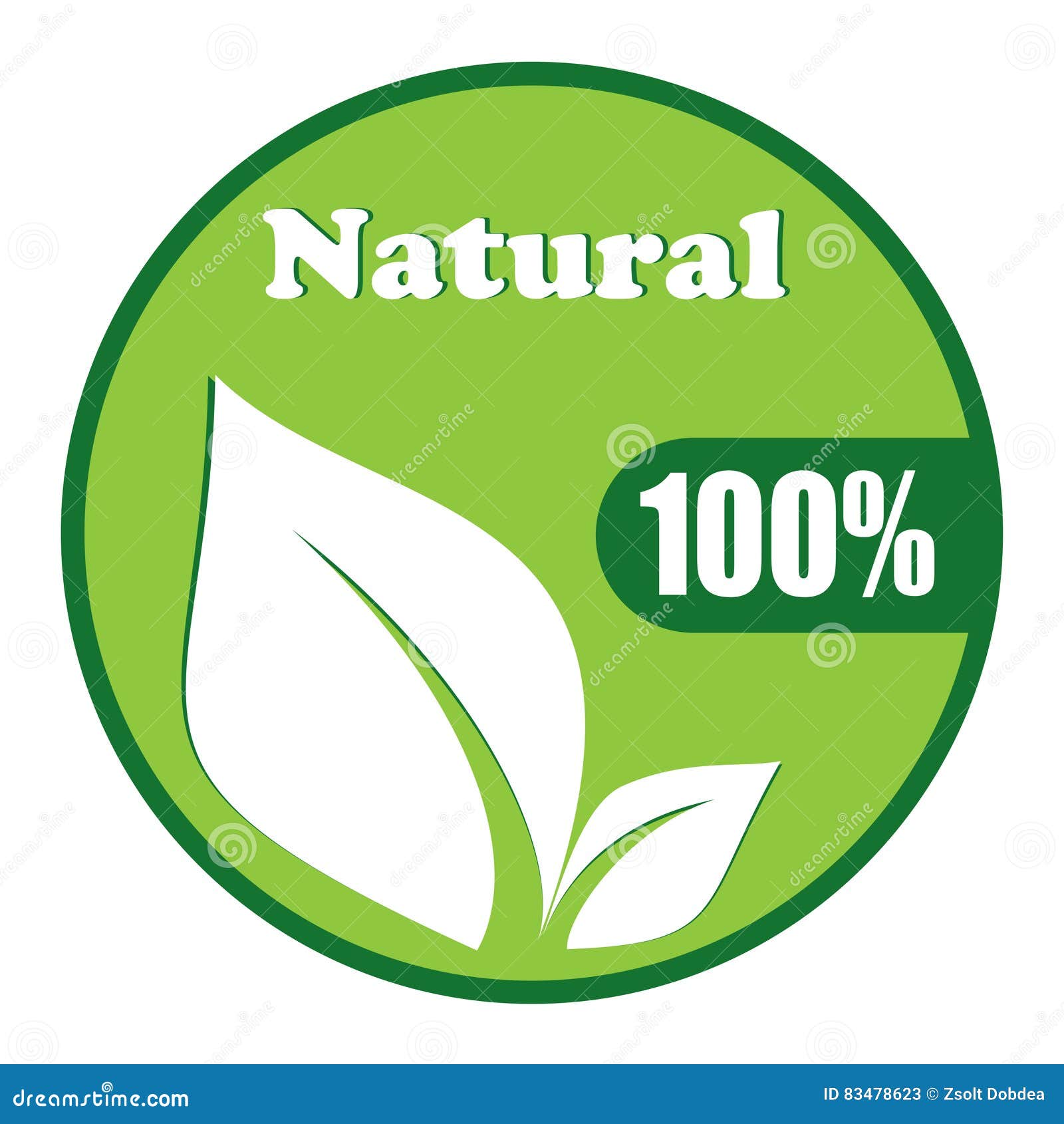 Natural Symbol Vector Design Stock Vector - Illustration of food ...