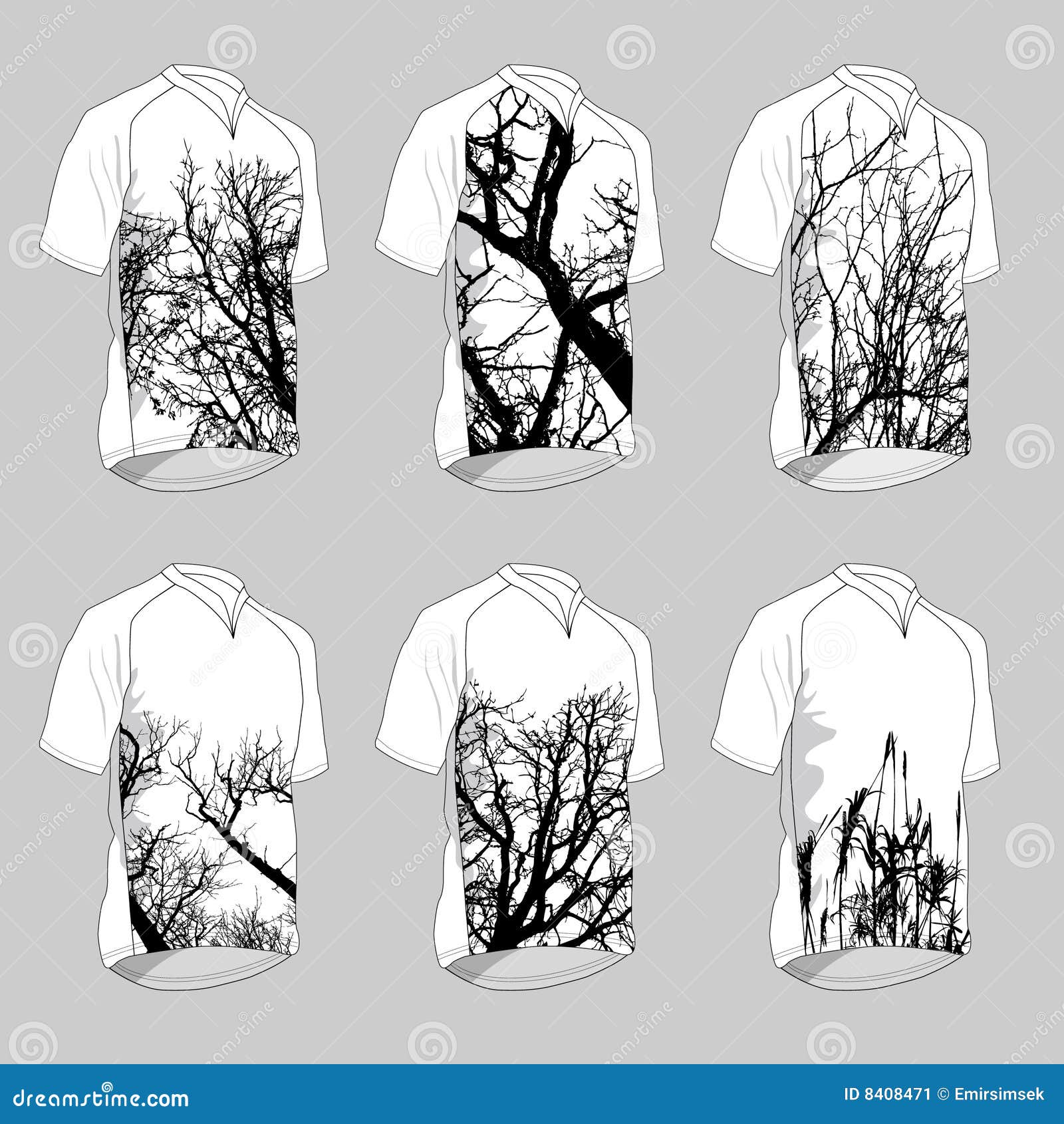 Natural t shirts stock vector. Illustration of couple - 8408471