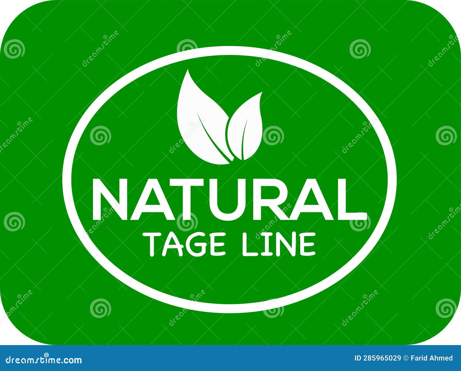 Natural Tage Line Vector Logo or Icon, Natural Tage Line Logo Stock ...