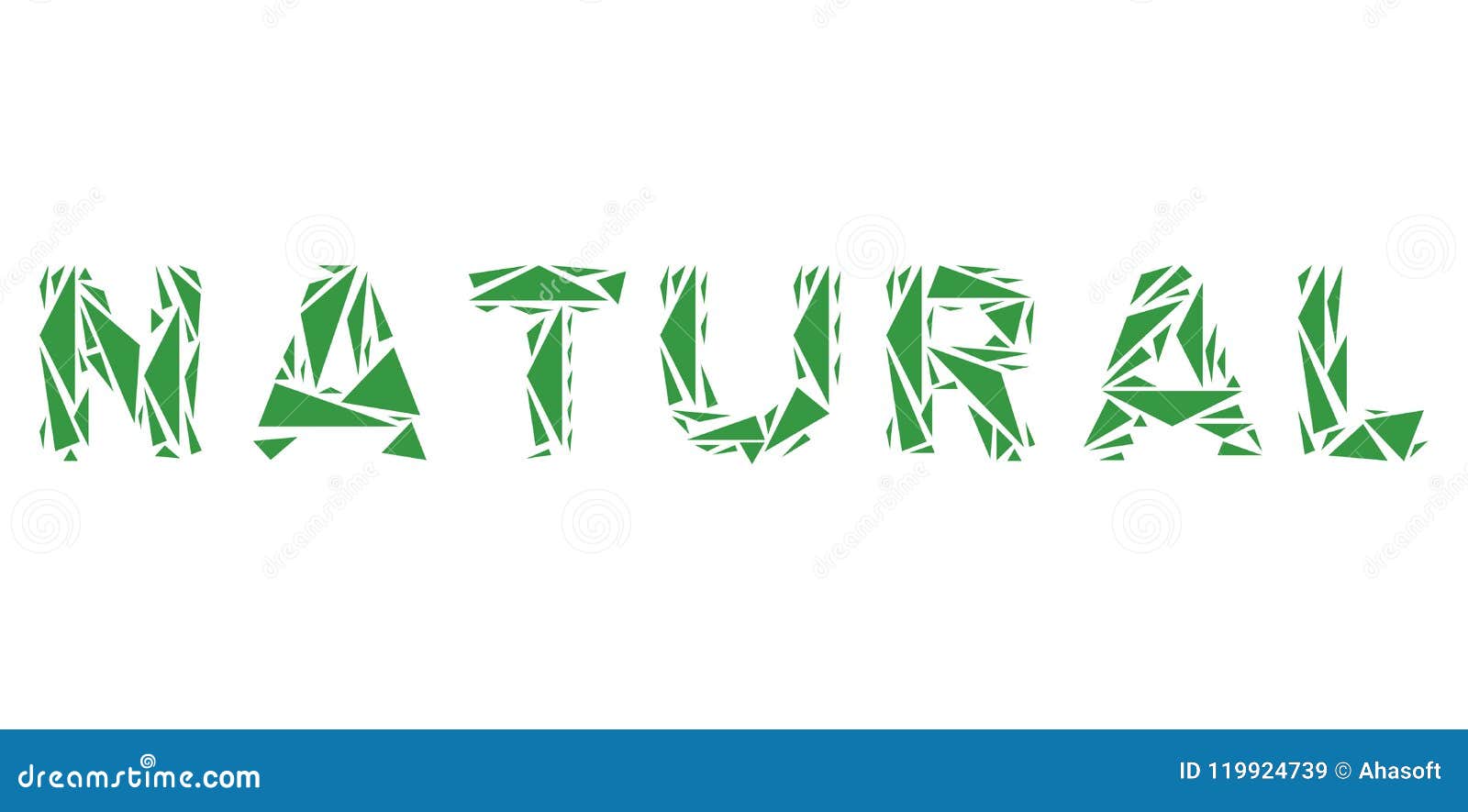 Natural Text Collage of Triangles Stock Vector - Illustration of fresh ...