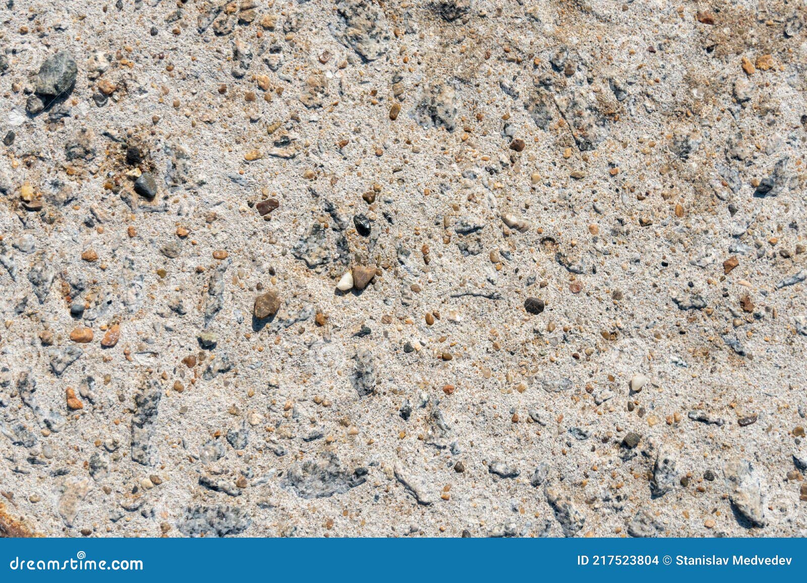 Natural Texture Background River Sand and Stones Photo Stock Photo ...