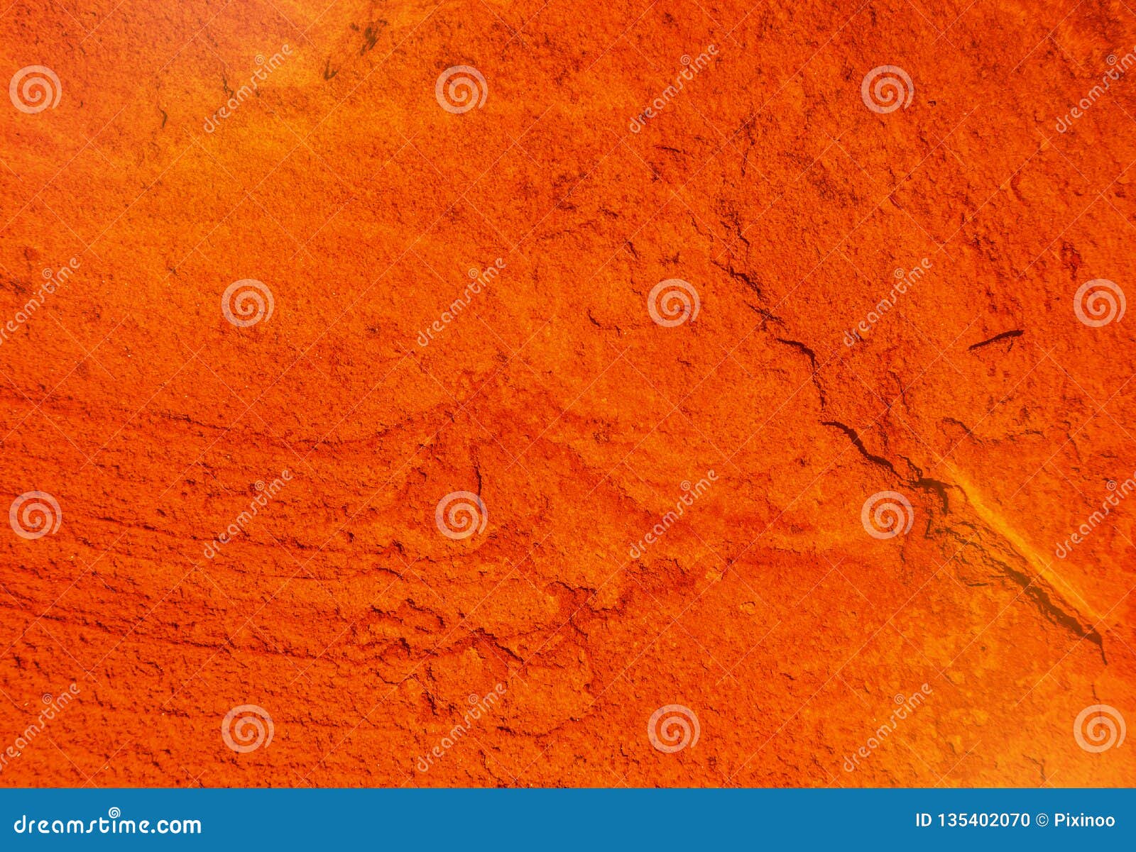 Natural Texture of a Cracked Red Ocher Wall Stock Photo - Image of ...