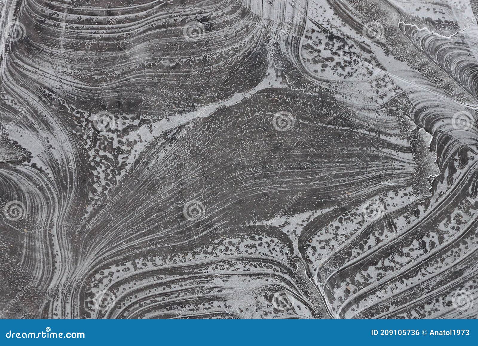 Natural Texture of Gray Ice with White Pattern Stock Photo - Image of ...